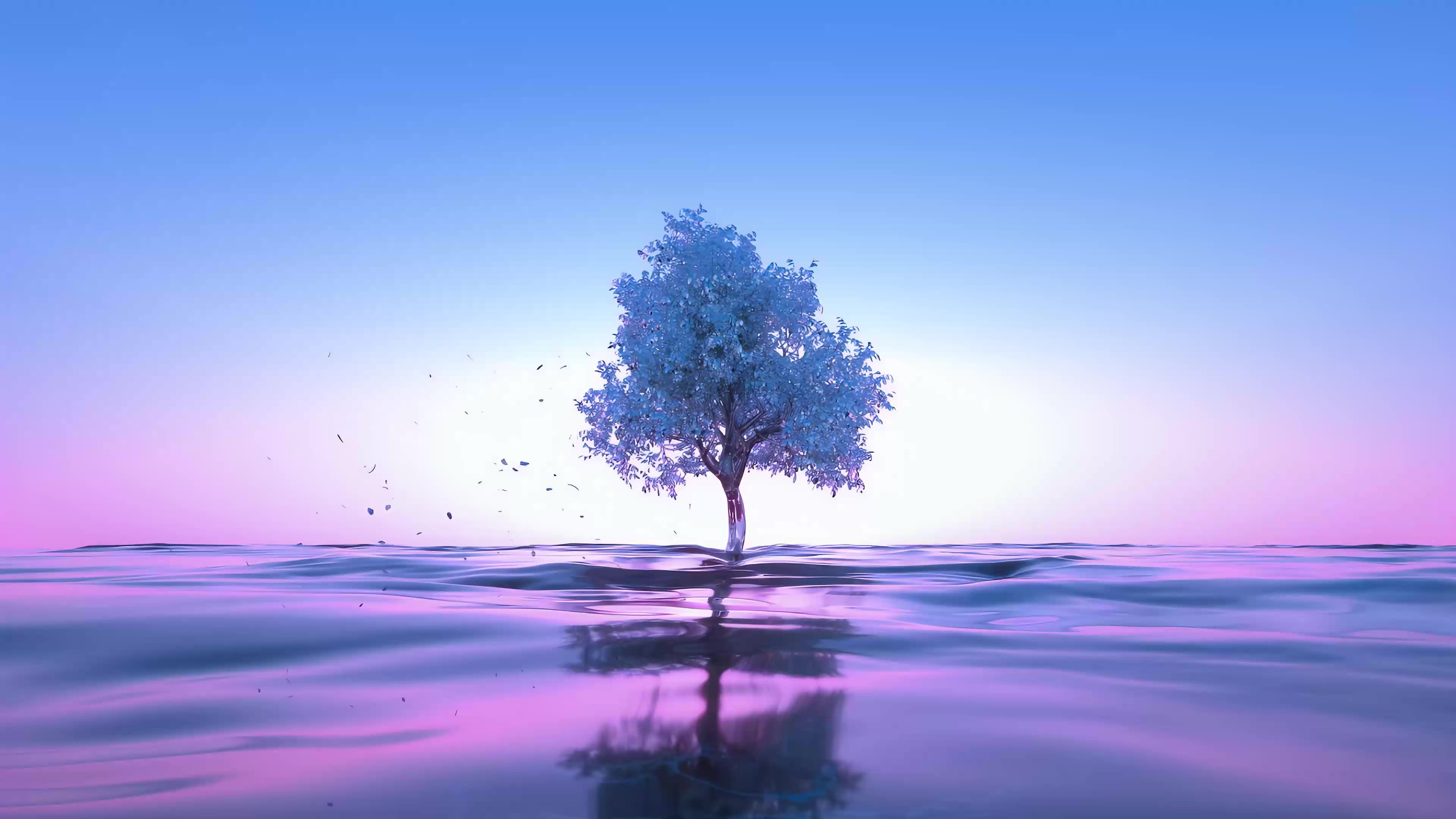 Chrome Tree Live Wallpaper