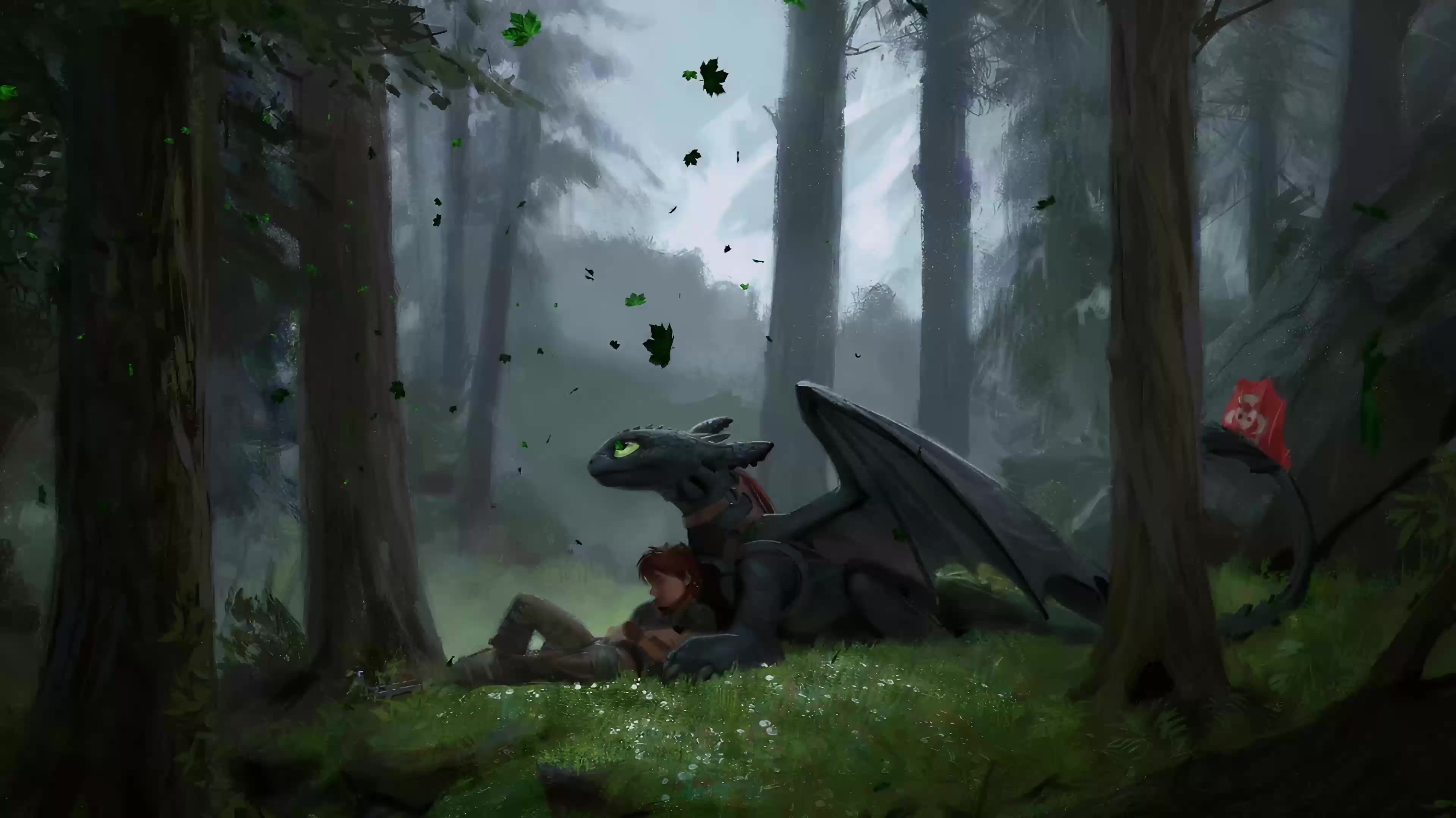Hiccup and Toothless (How to Train Your Dragon) Live Wallpaper