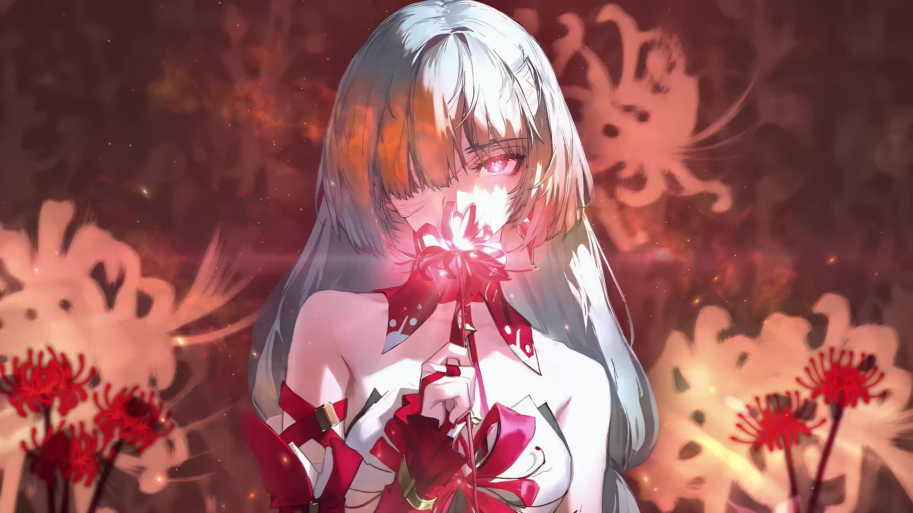 Phrolova Crimson Bloom Mobile Live Wallpaper