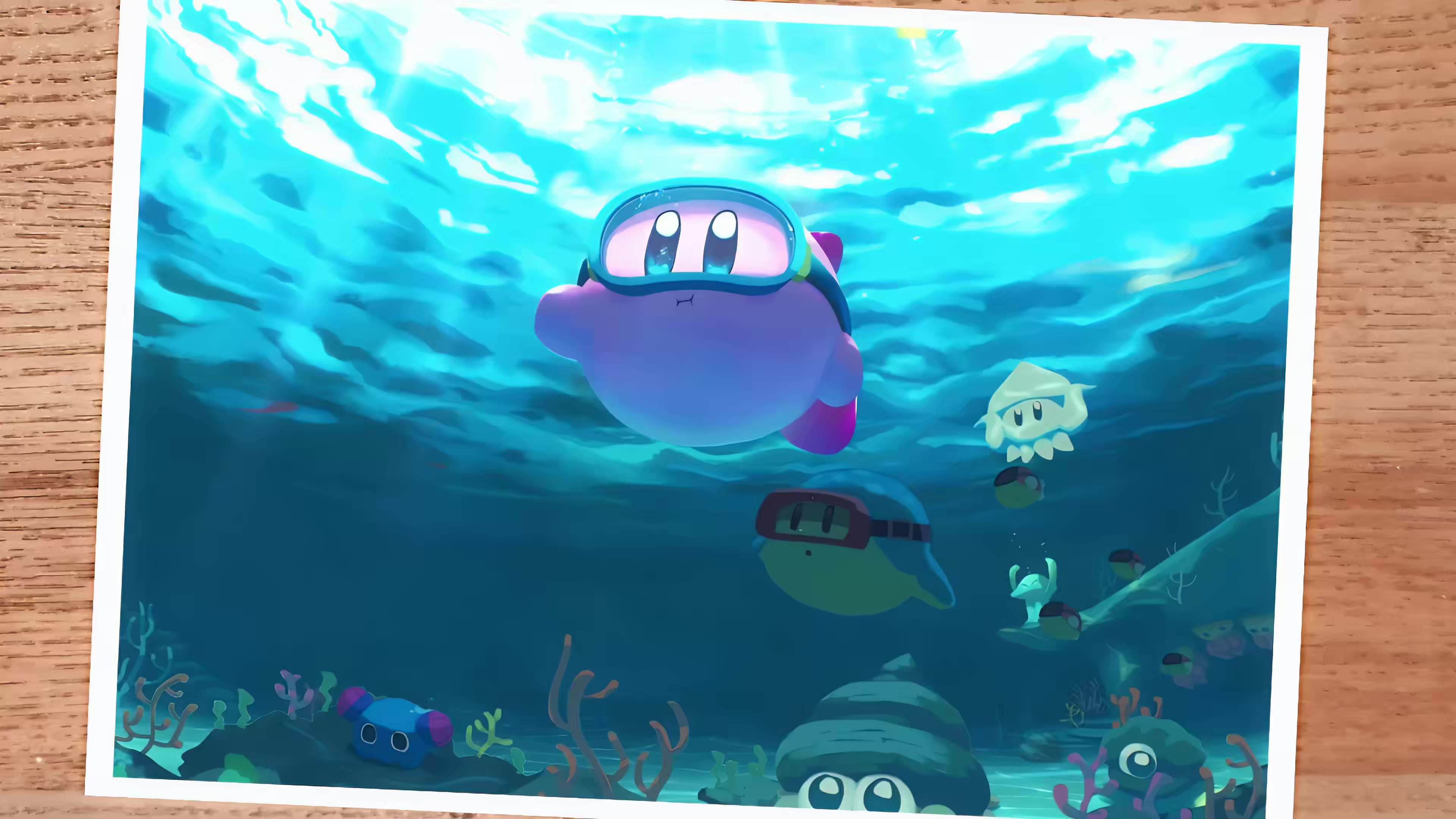 Kirby Scuba Dive Journey Live Wallpaper