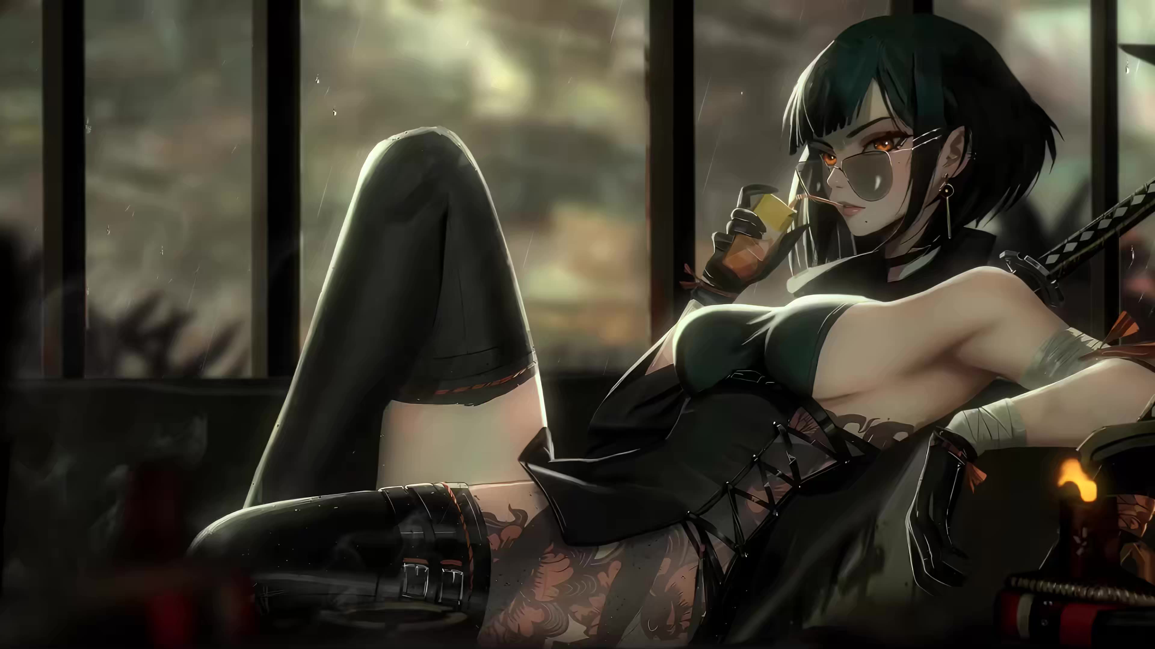 Dark Rain Desire Live Wallpaper