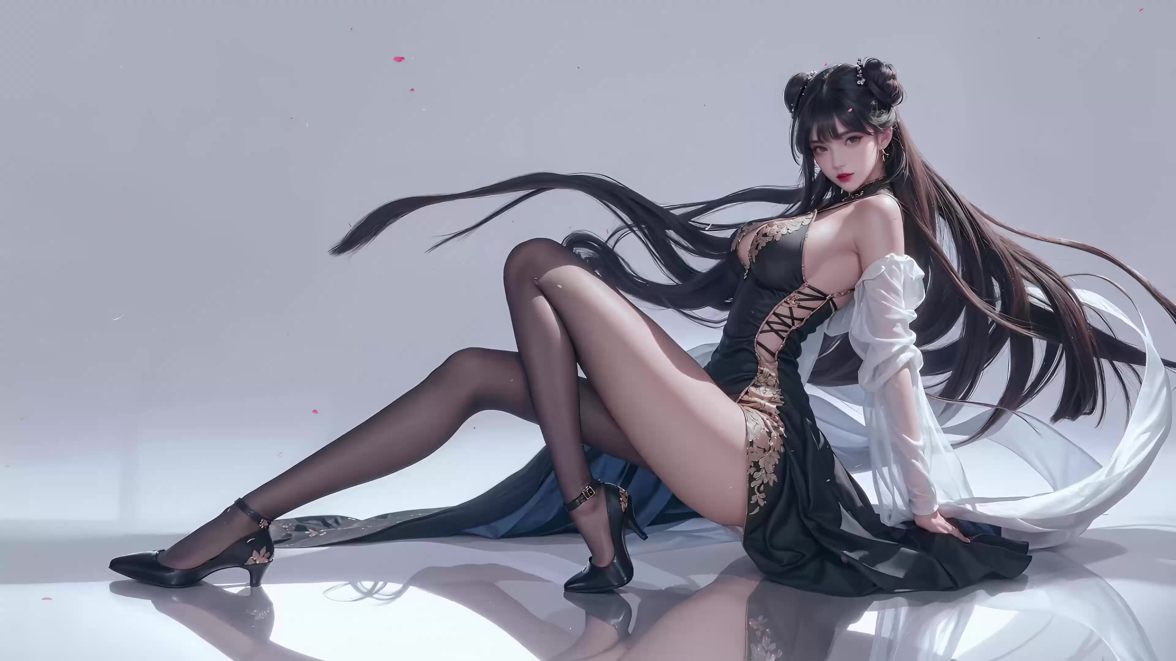 Dark Lotus Queen Mobile Live Wallpaper