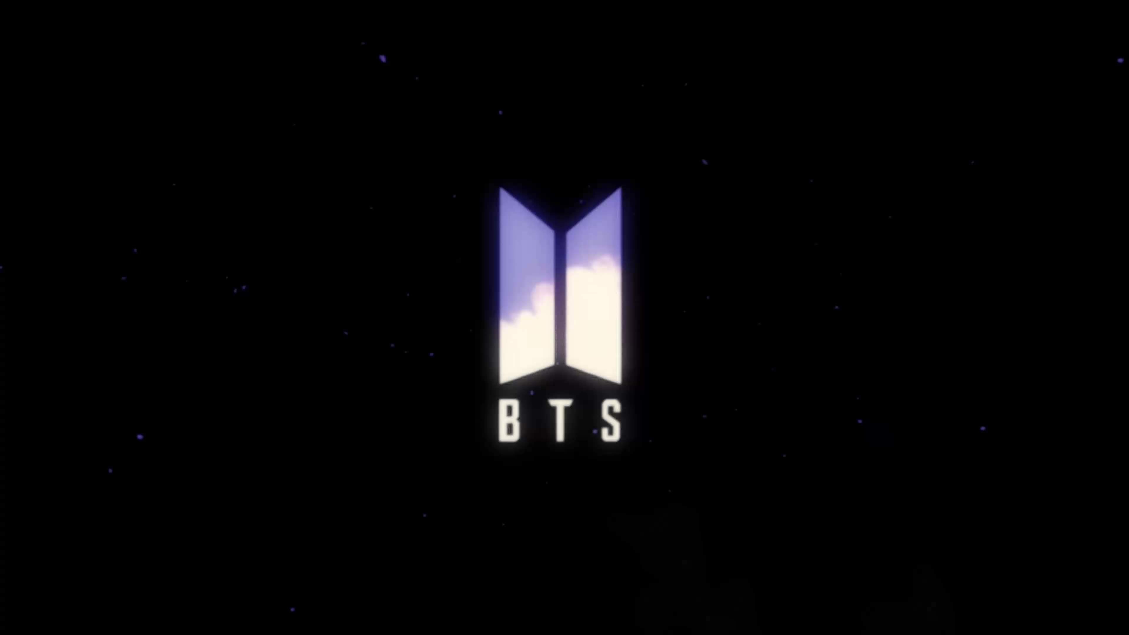 BTS Neon Logo Live Wallpaper