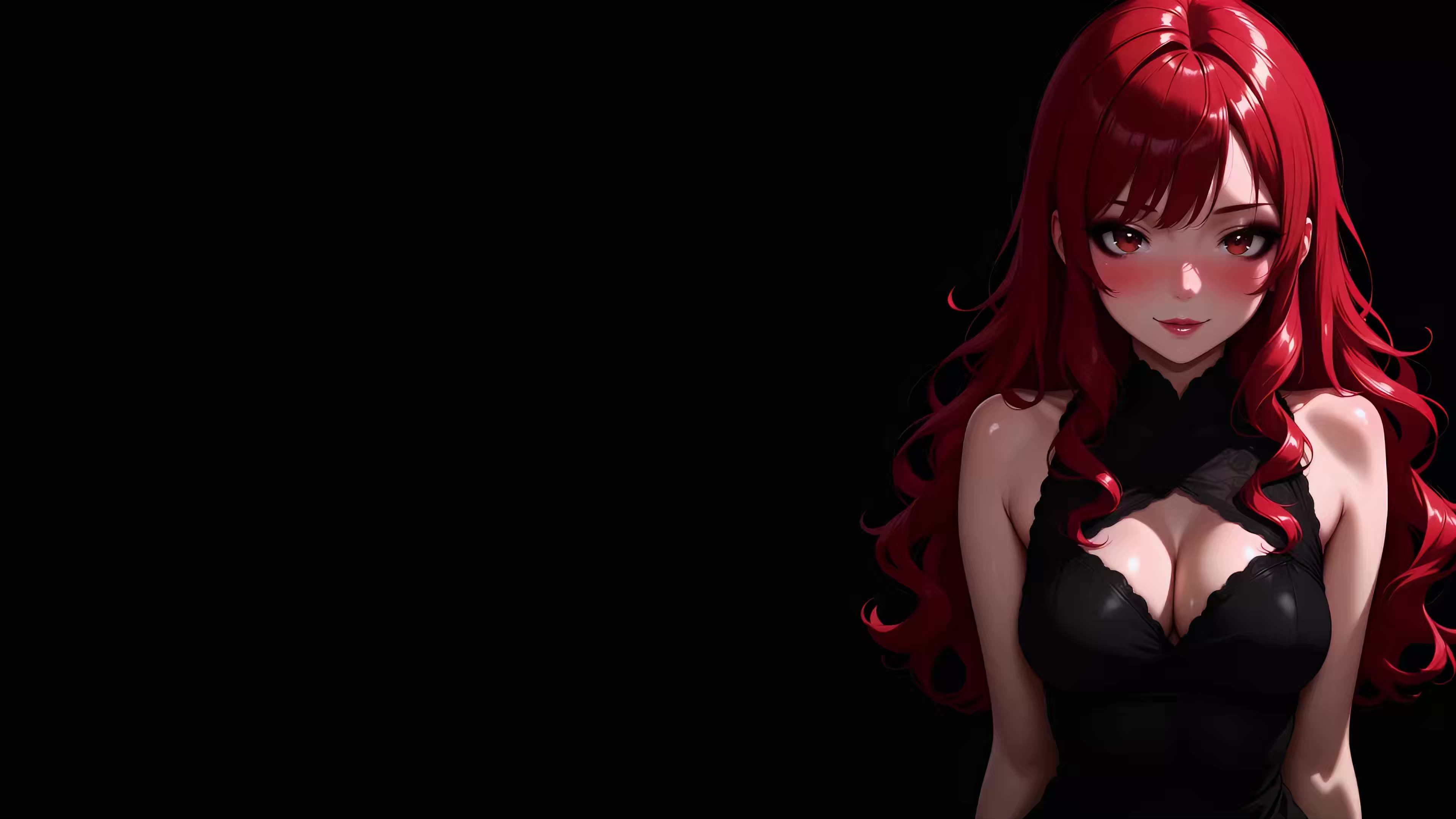 Red Allure in Darkness Live Wallpaper