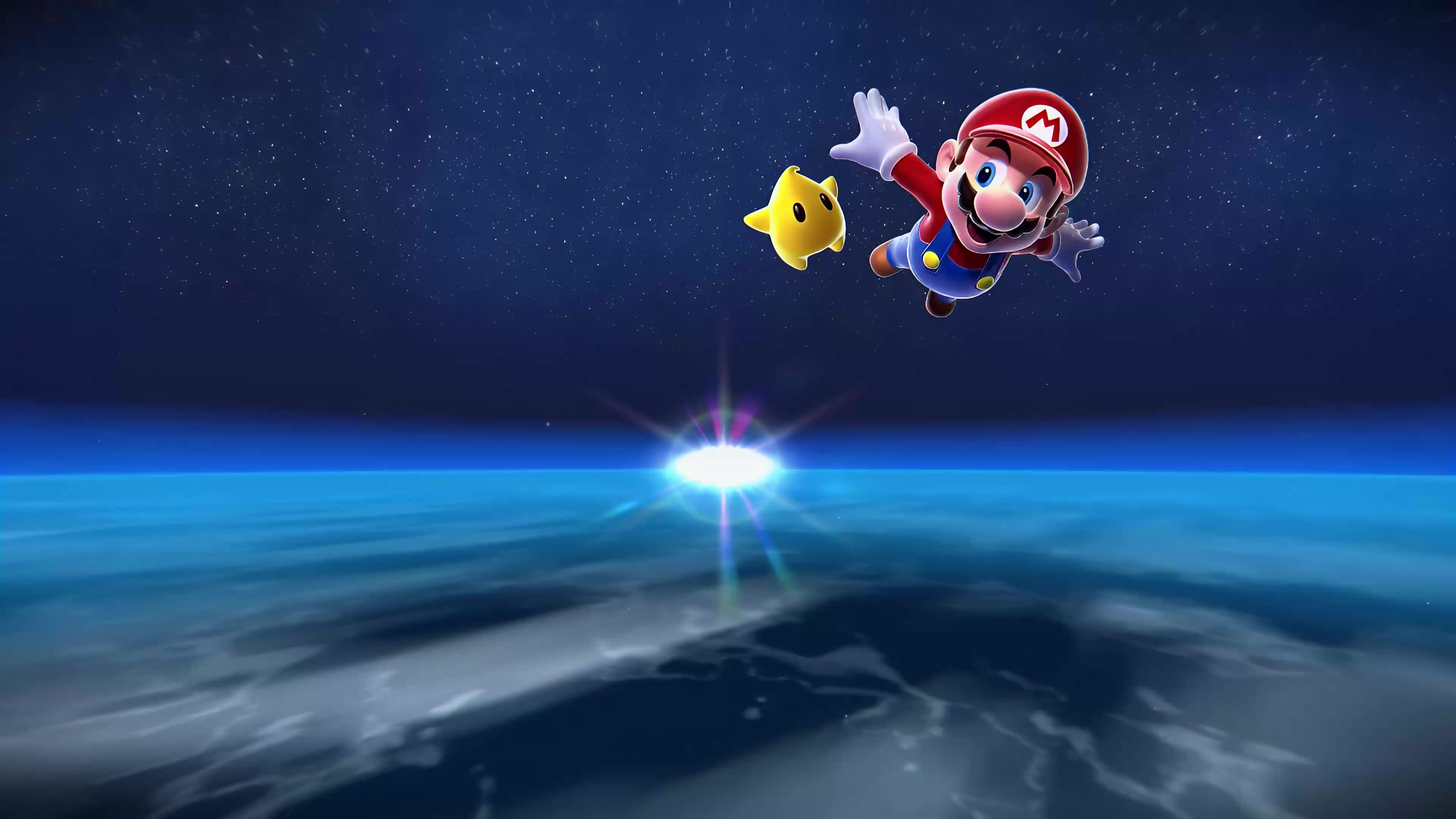 Galaxy Glide With Mario Live Wallpaper