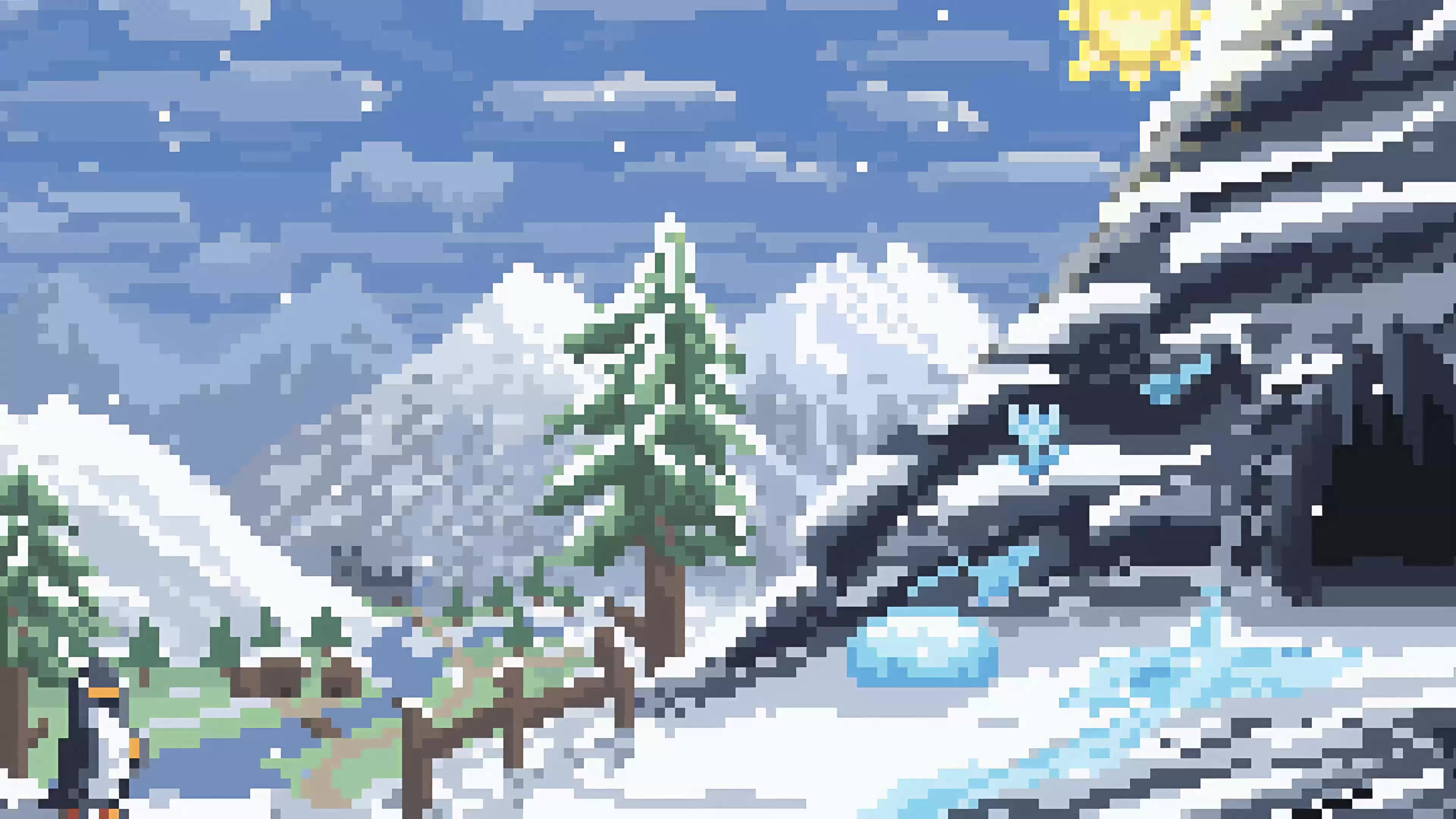 Terraria Snow Biome Live Wallpaper