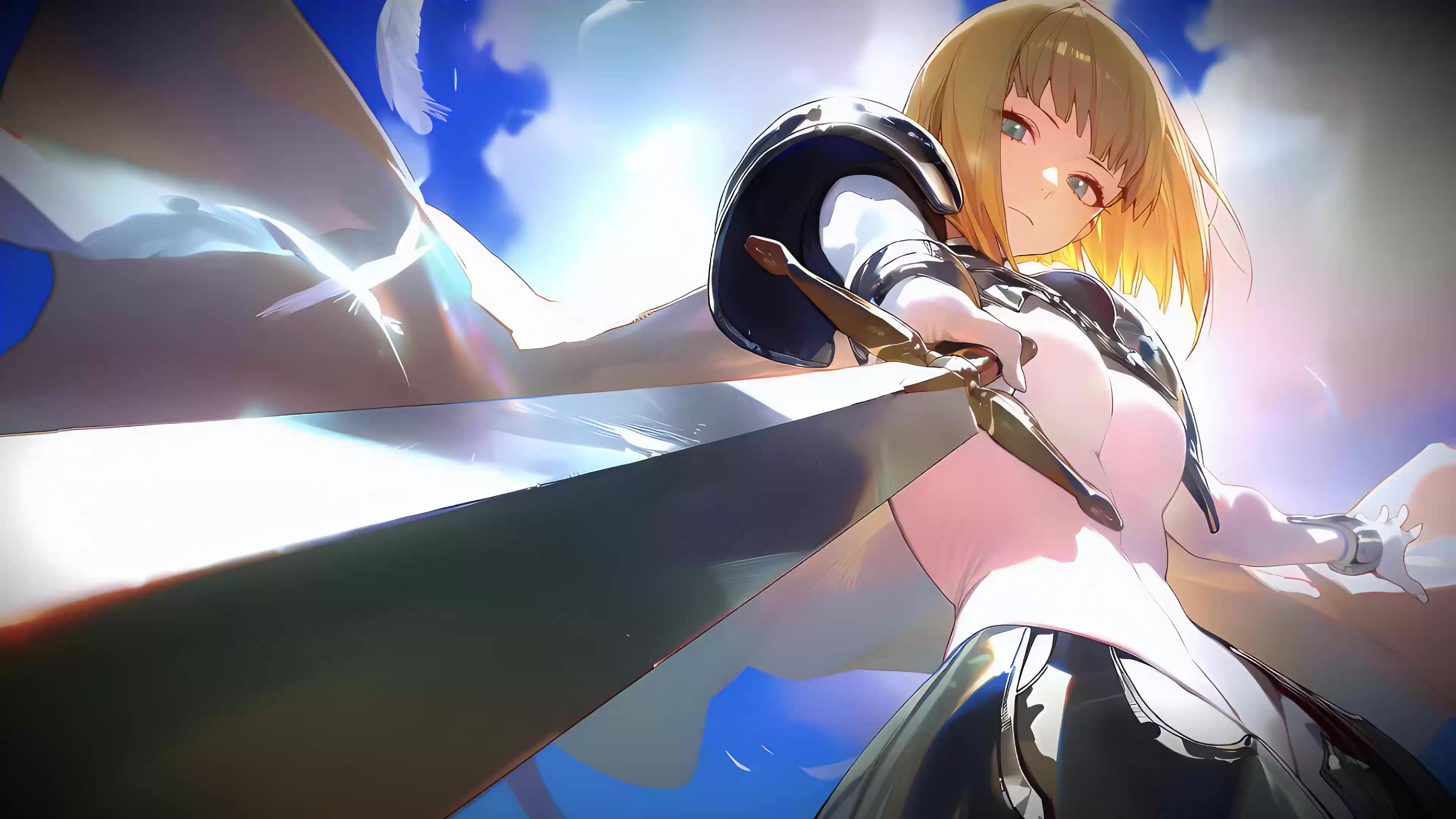 Celestial Blade Maiden Mobile Live Wallpaper