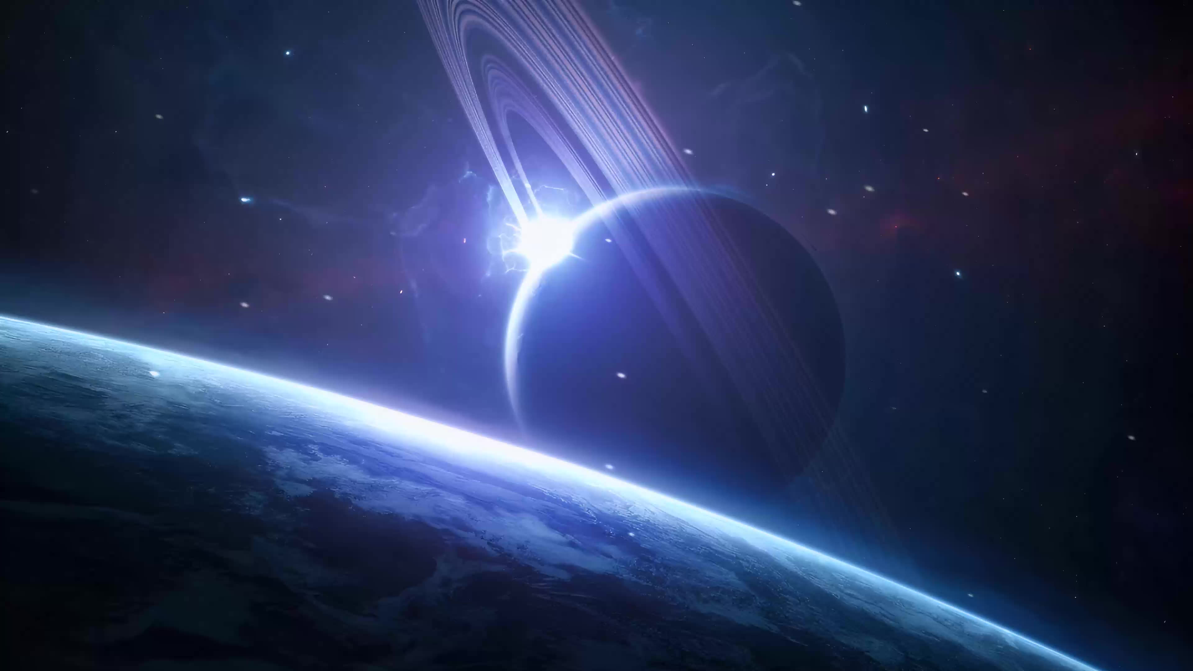 Rings of Saturn Live Wallpaper