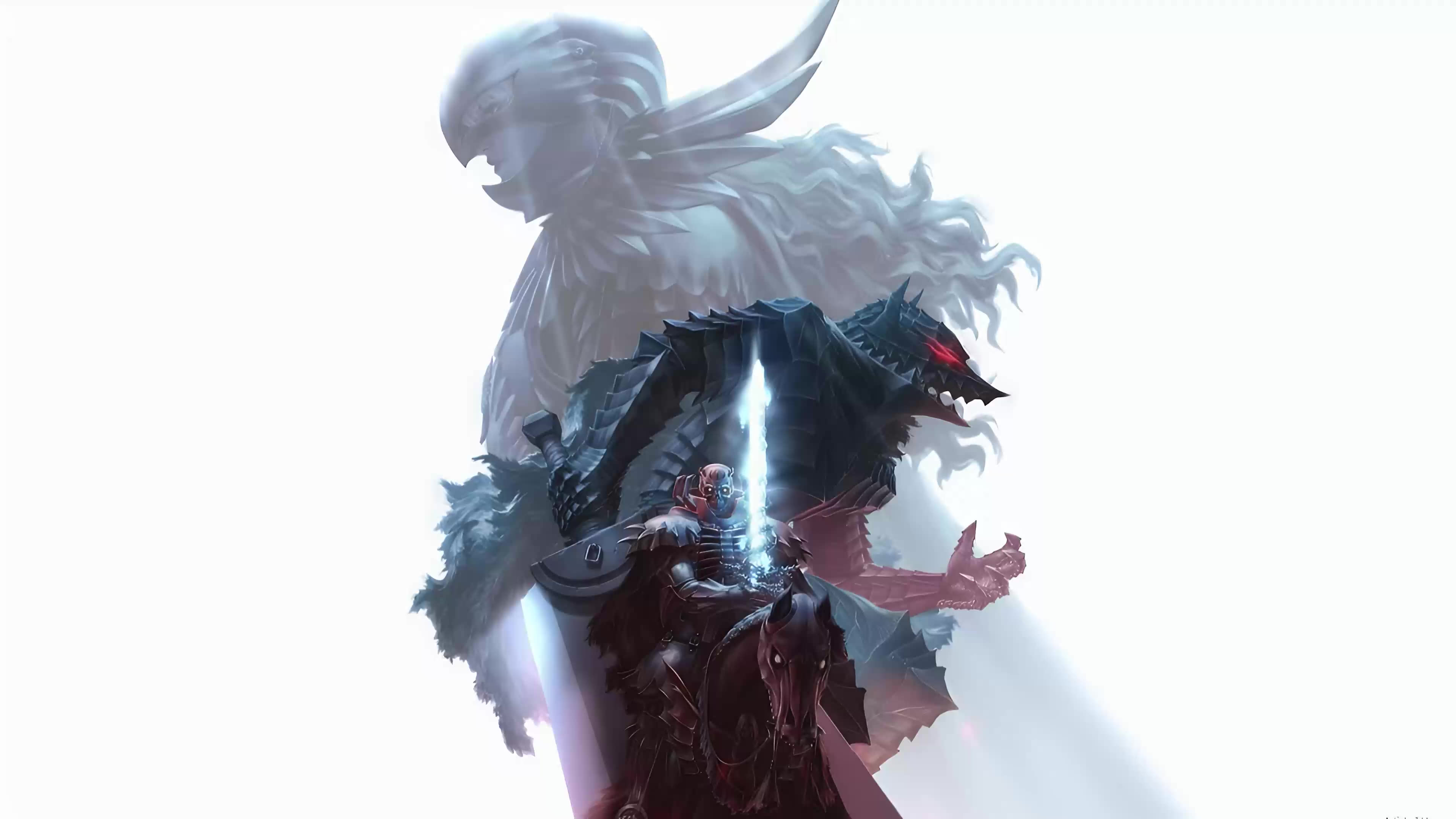 Guts, Skullknight & Griffith Mobile Live Wallpaper