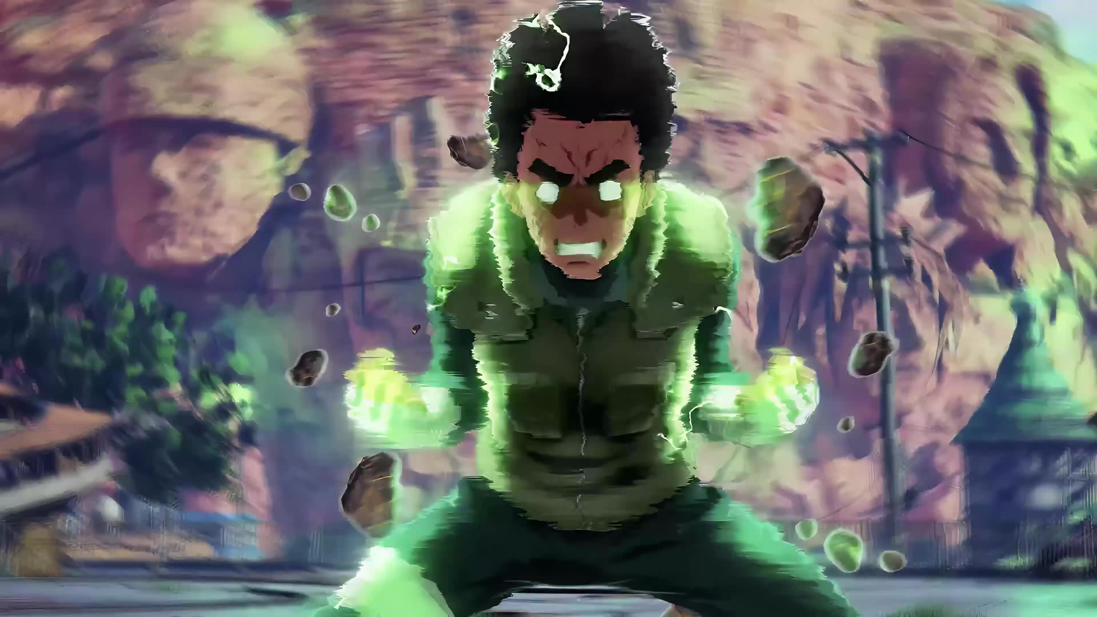 Rock Lee Chakra Energy Live Wallpaper