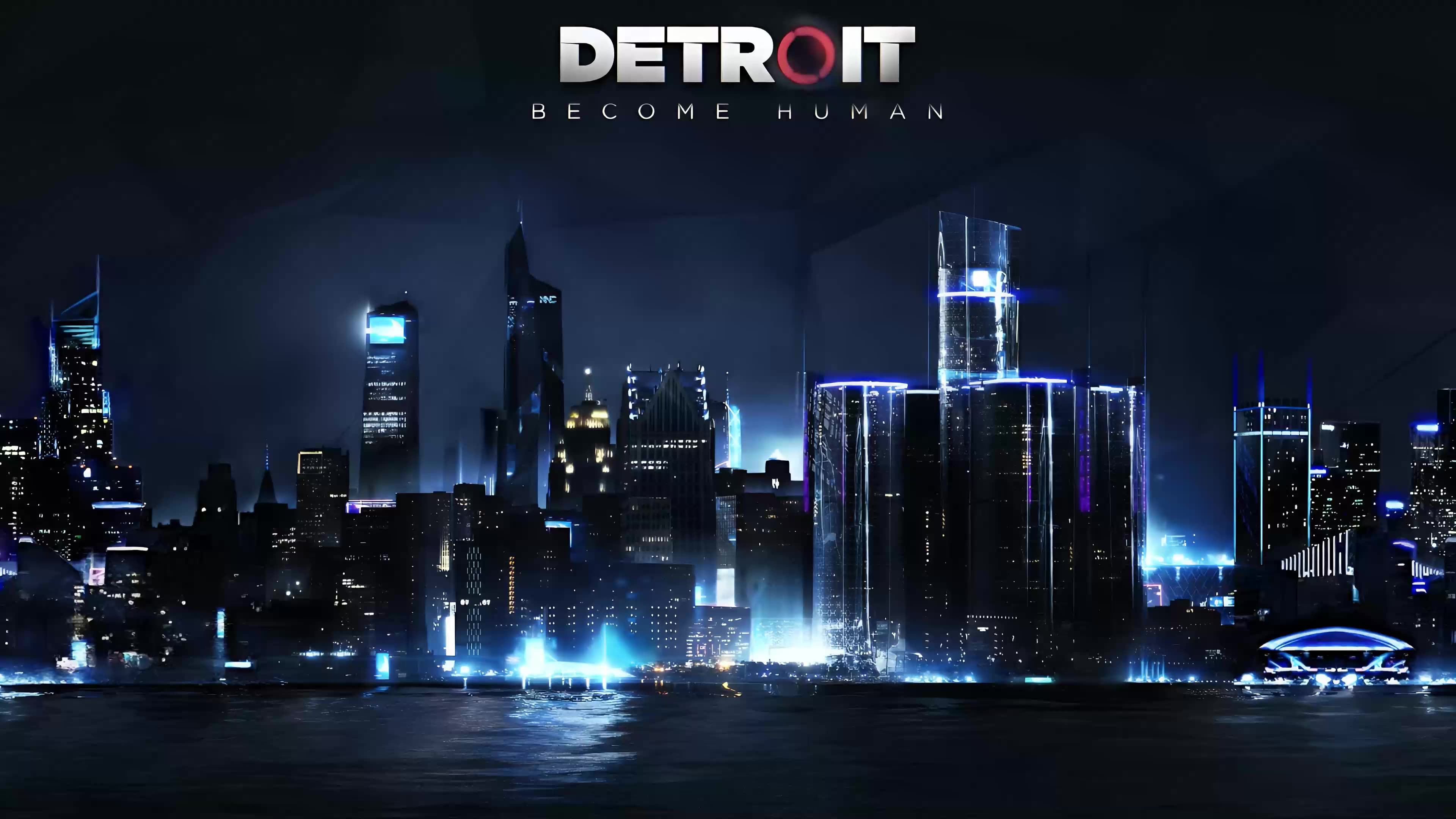 Detroit: Become Human - Night Town Live Wallpaper