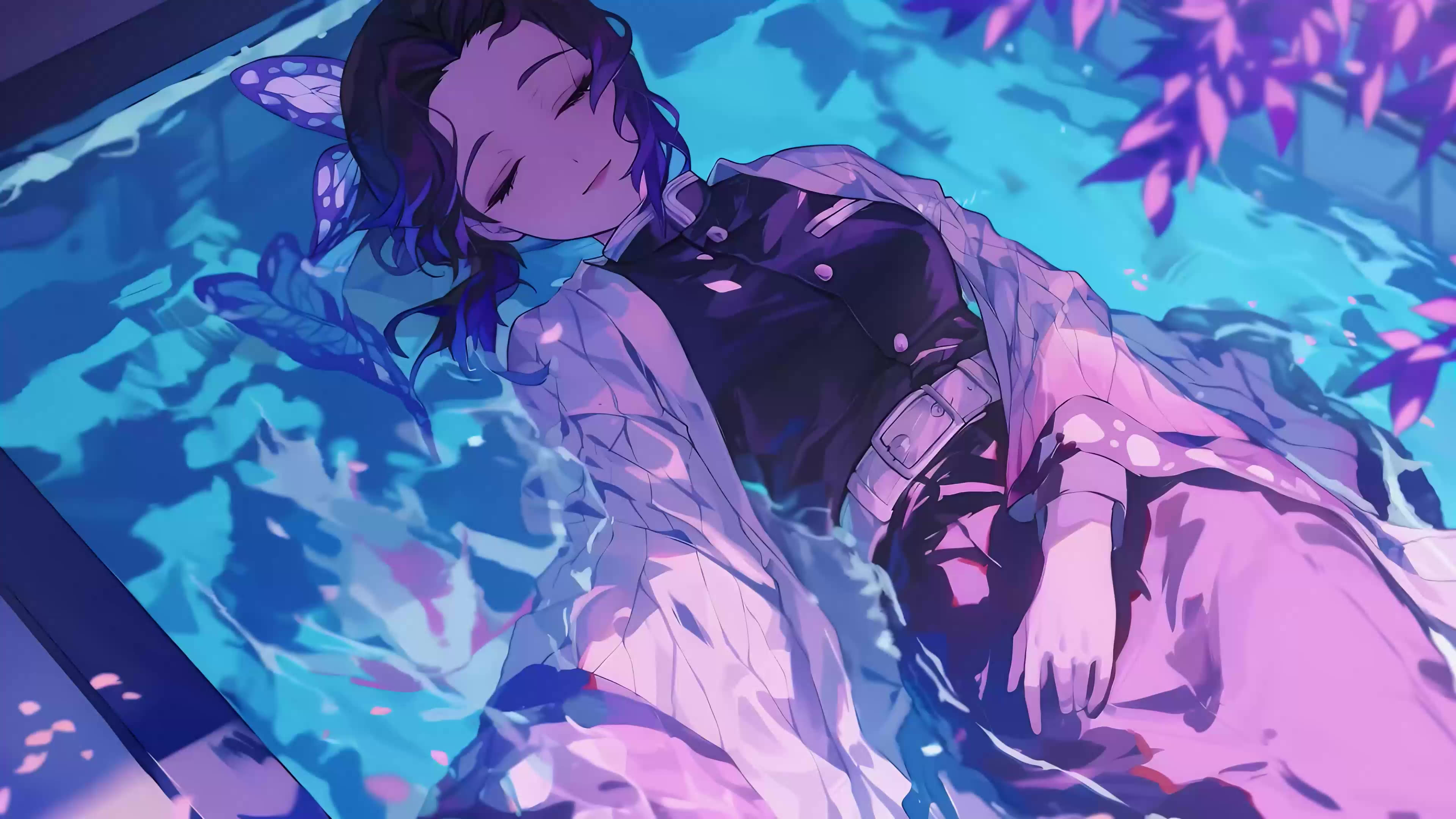 Shinobu Kocho Gentle Flow Live Wallpaper