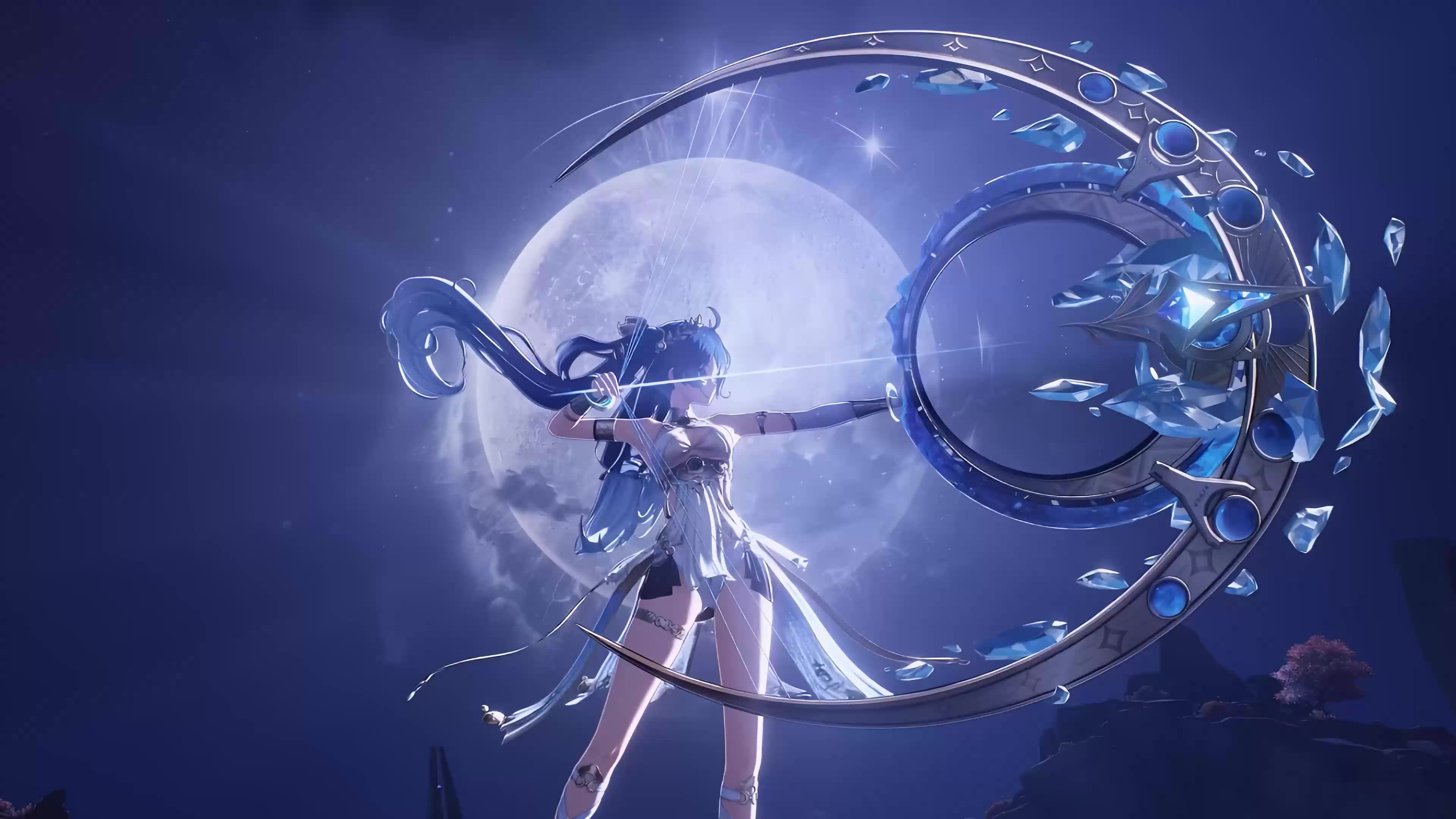 Iuno Crescent Moon Live Wallpaper