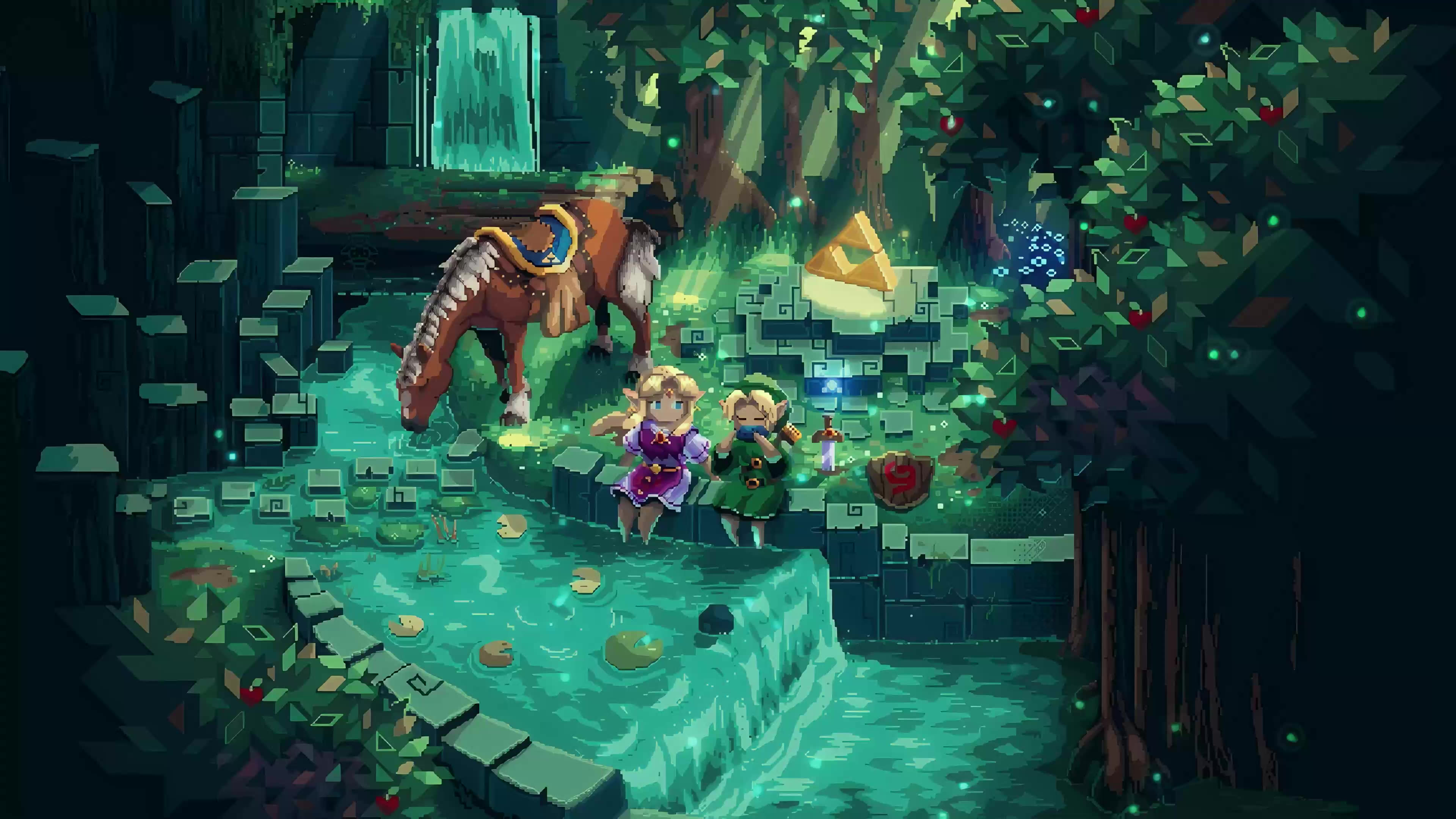 Zelda Pixel Art Live Wallpaper