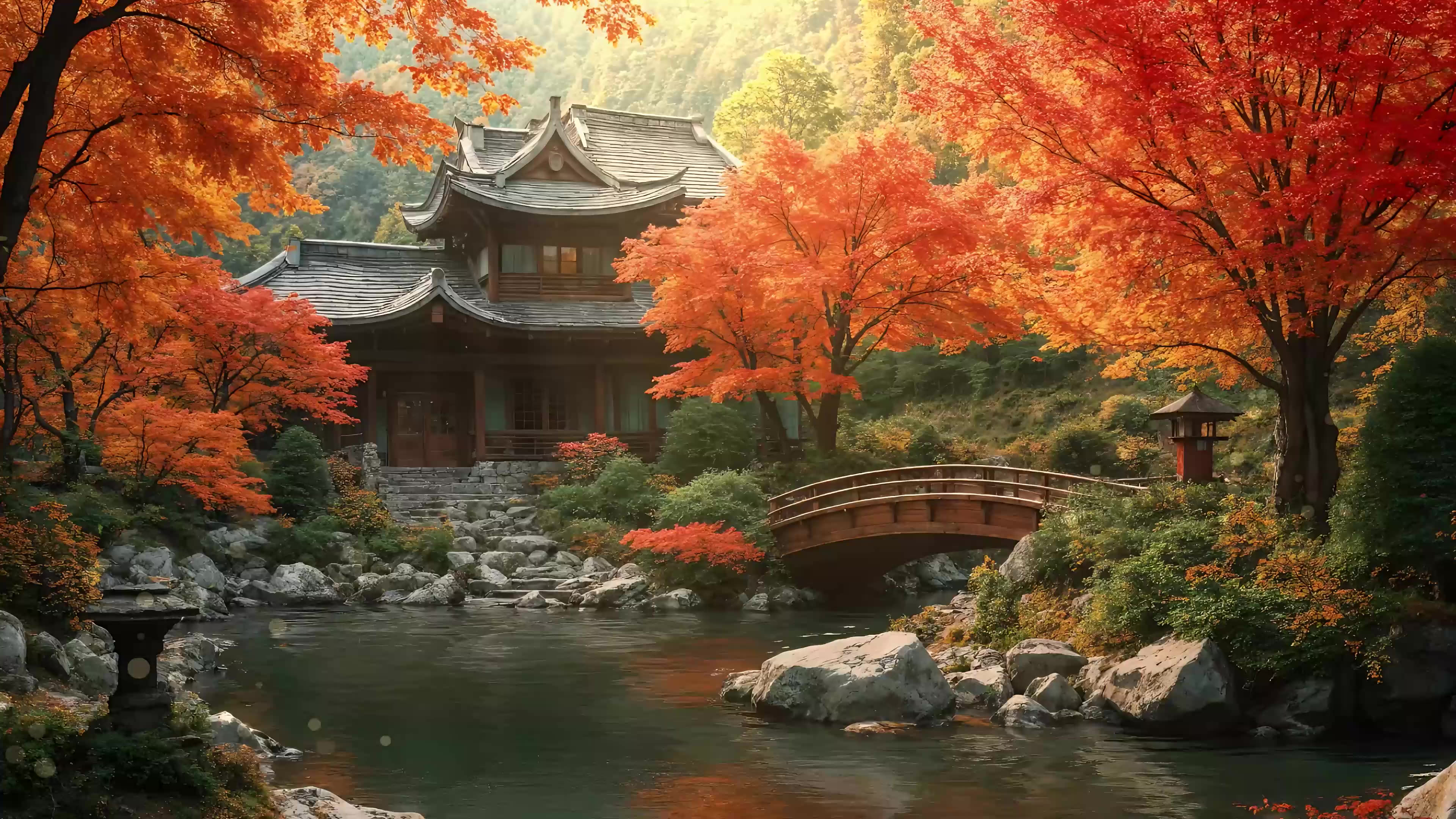 Autumn Stillness in Japan Live Wallpaper