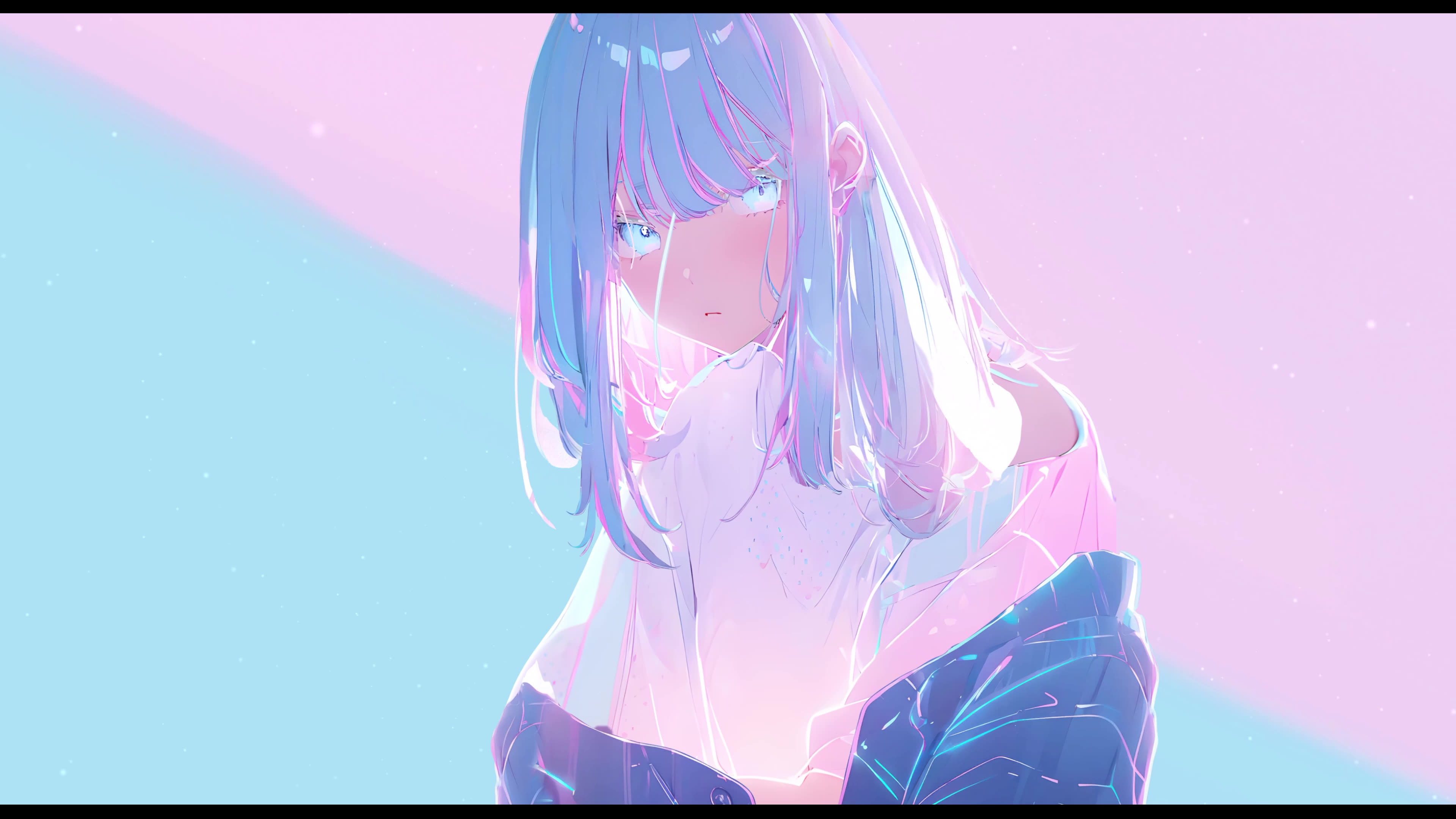 Pastel Aura Girl Live Wallpaper