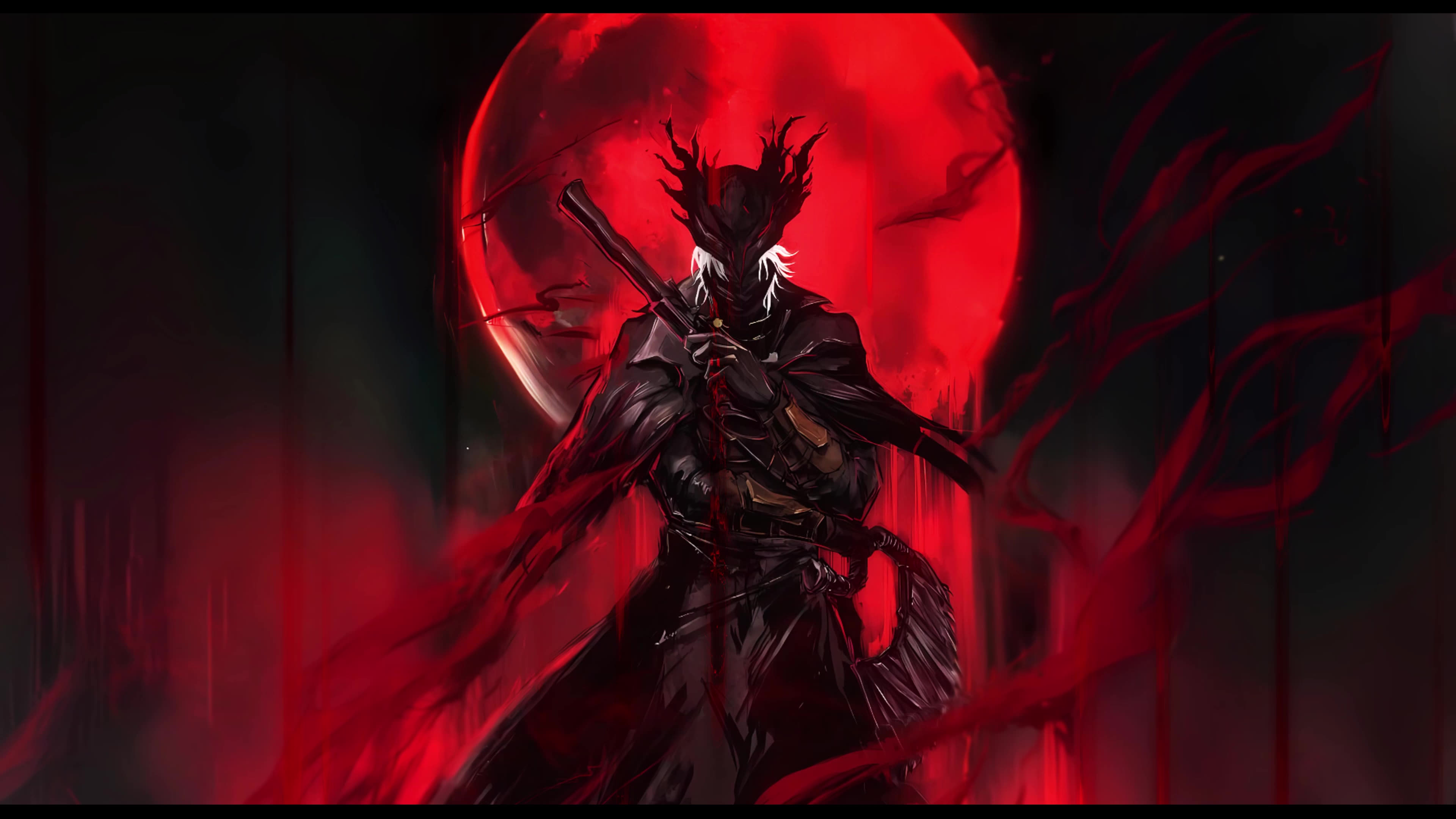 Bloodborne Crimson Night Live Wallpaper