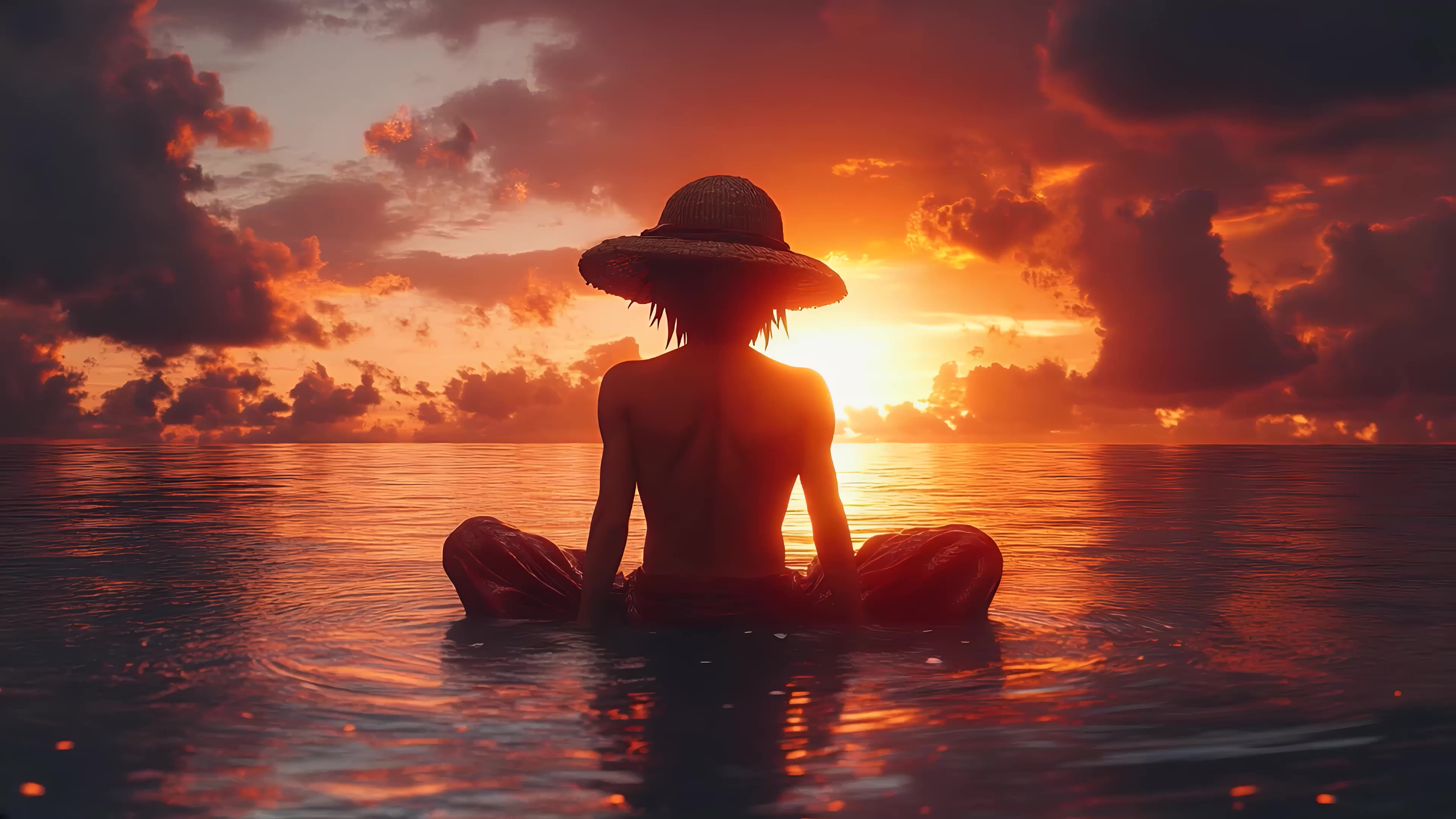 Luffy Meditation Live Wallpaper