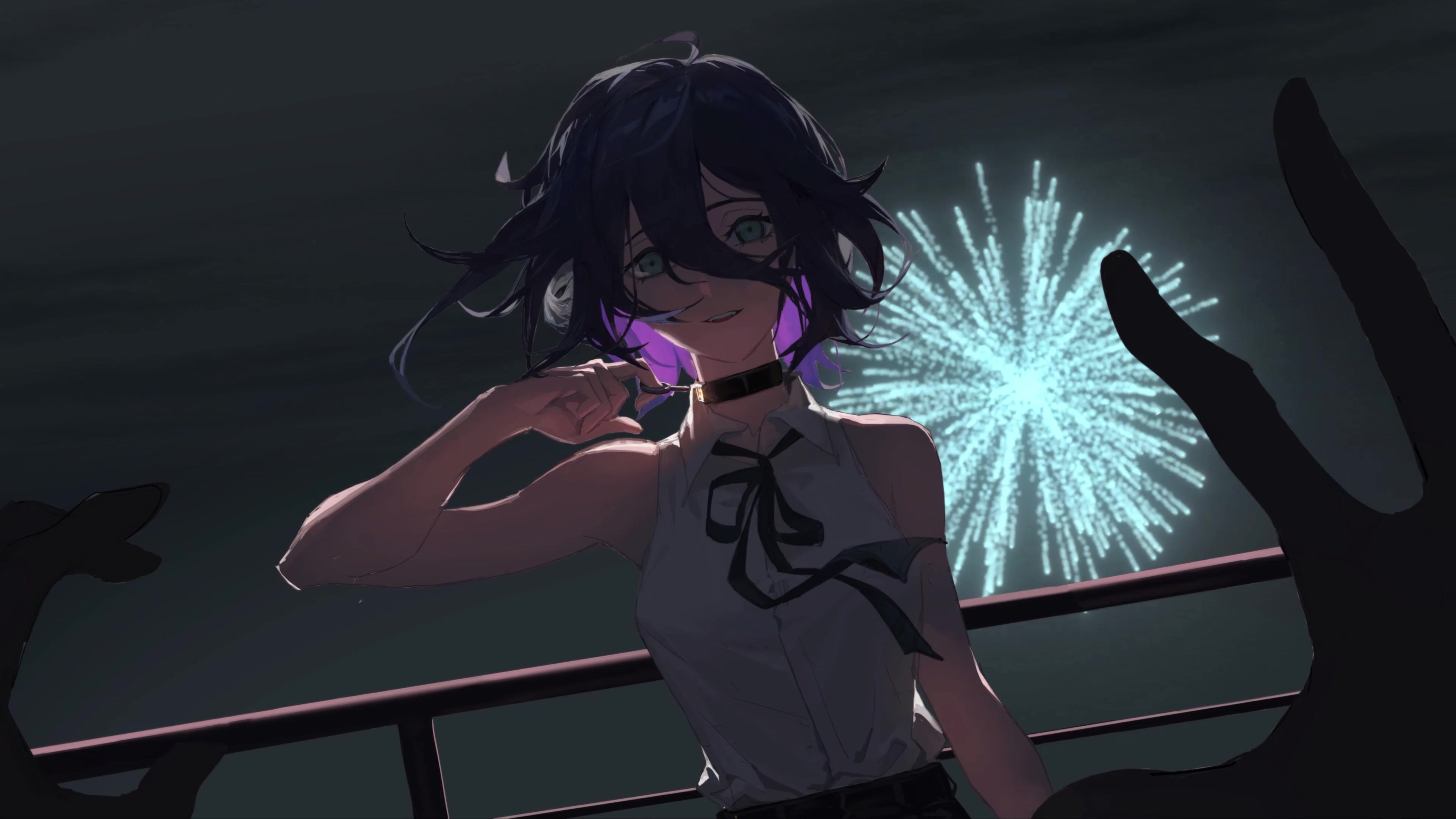 Crimson Sparks of Reze Live Wallpaper