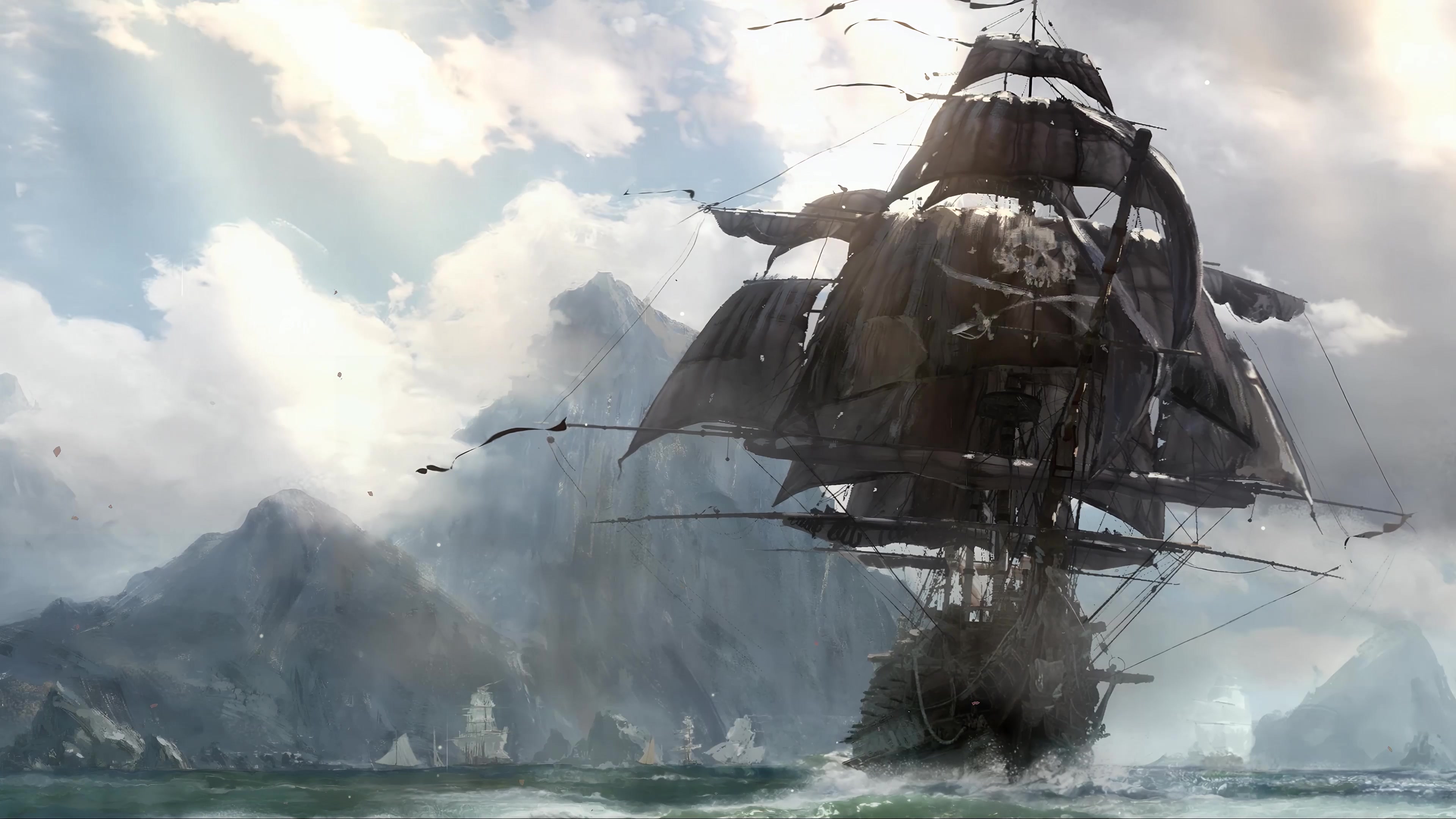 Pirate Ship Horizon Live Wallpaper