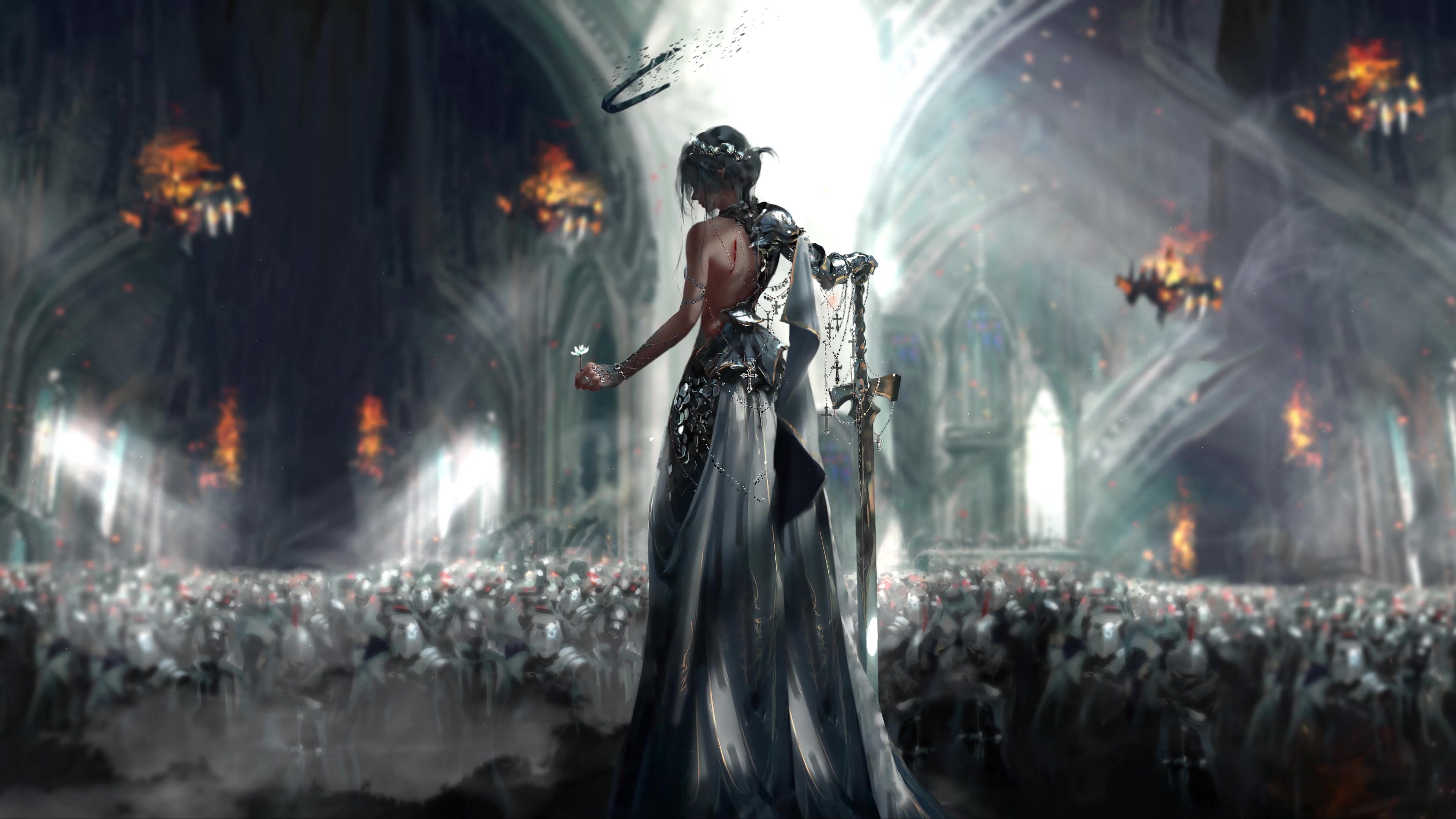 Queen of Ashen Light Mobile Live Wallpaper