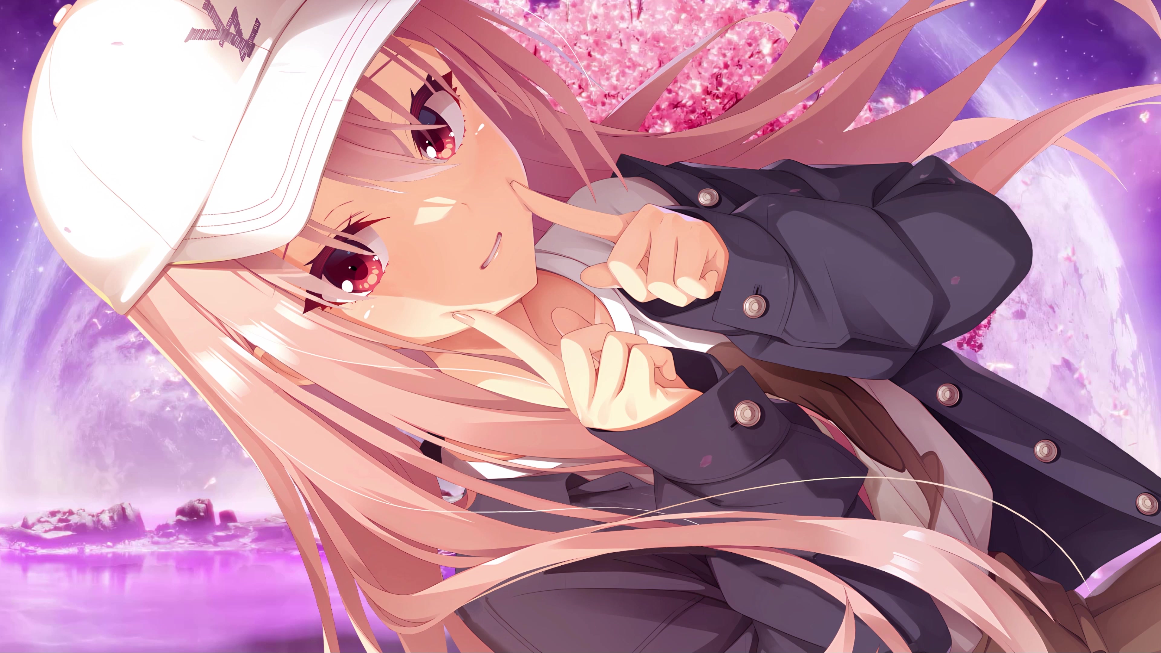 Starlit Sakura Smile Live Wallpaper