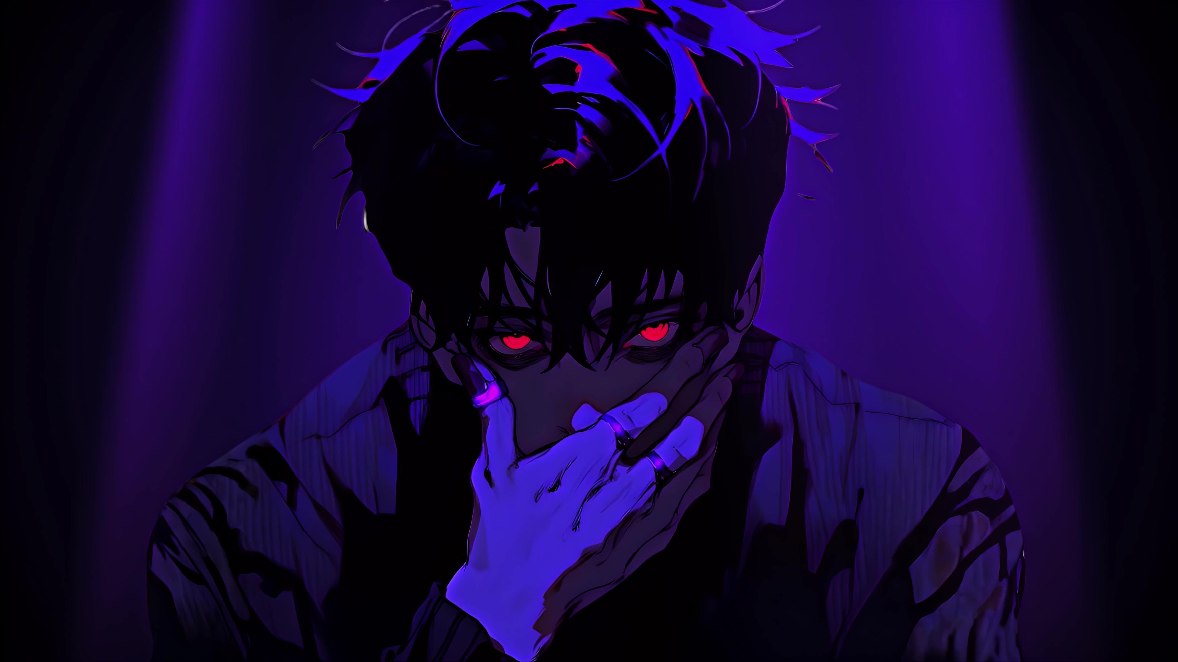 Violet Descent Live Wallpaper