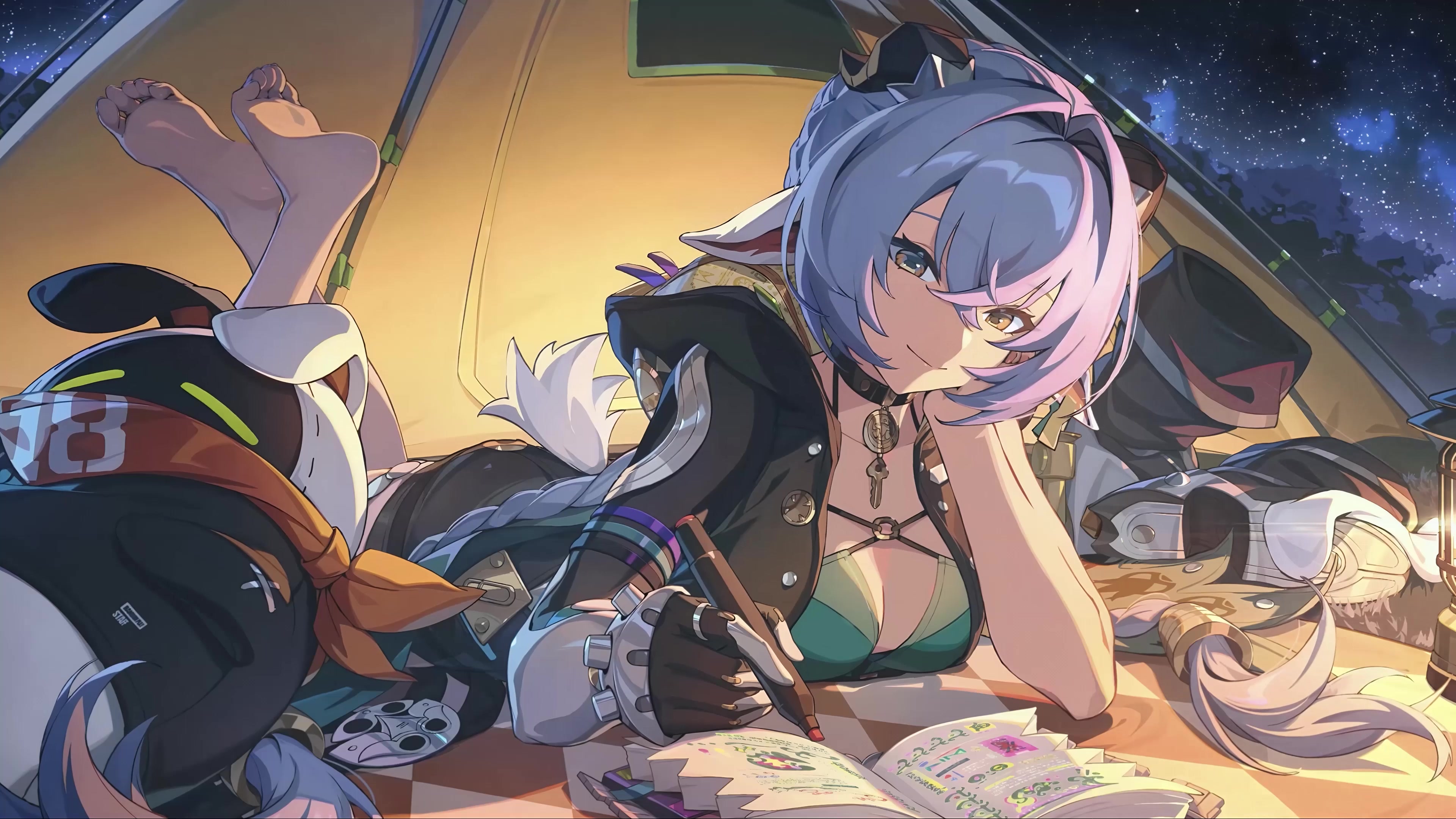 Lucia: Night of Sparks Live Wallpaper