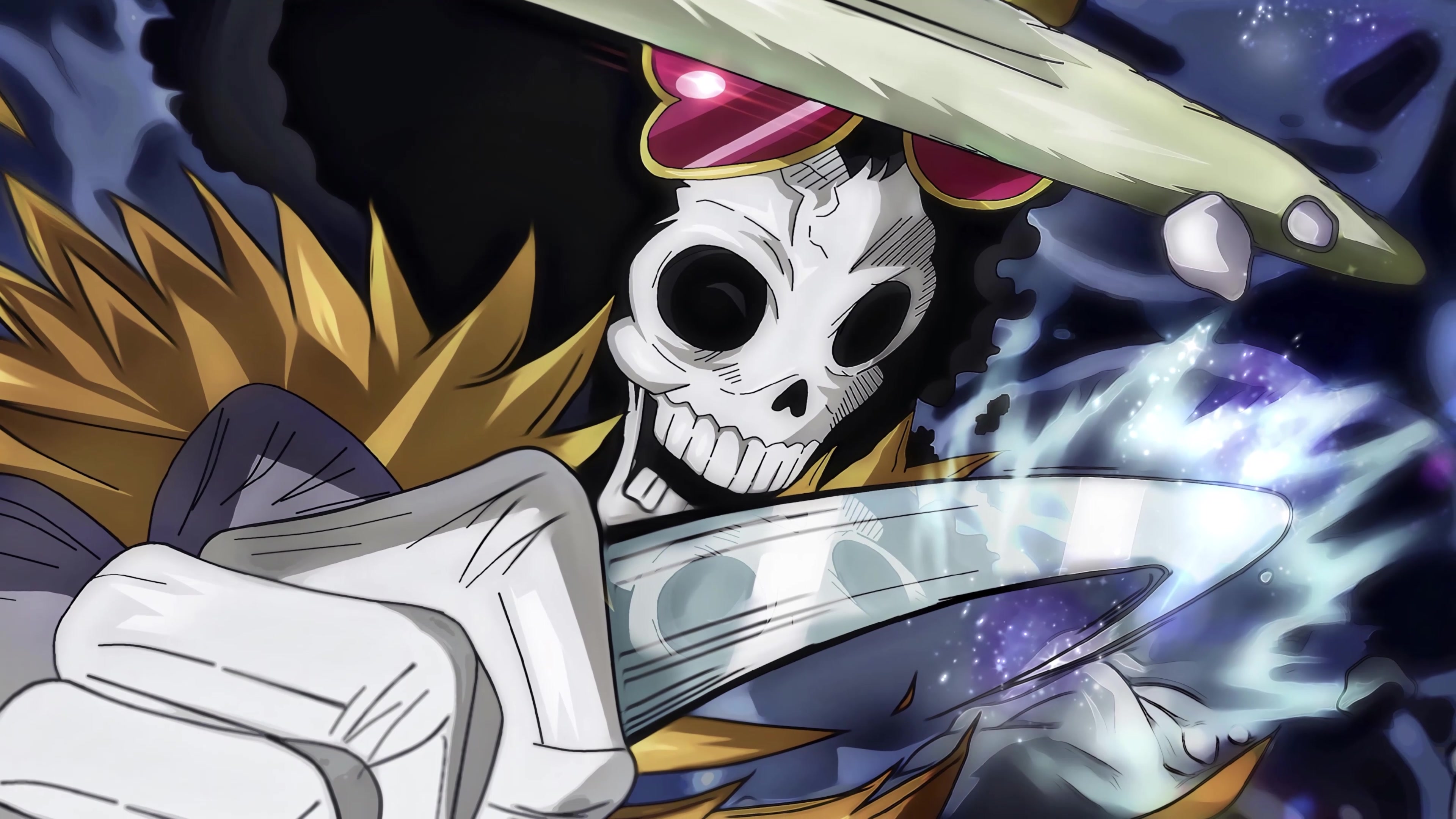 Ghost Performer Brook (One Piece) Live Wallpaper