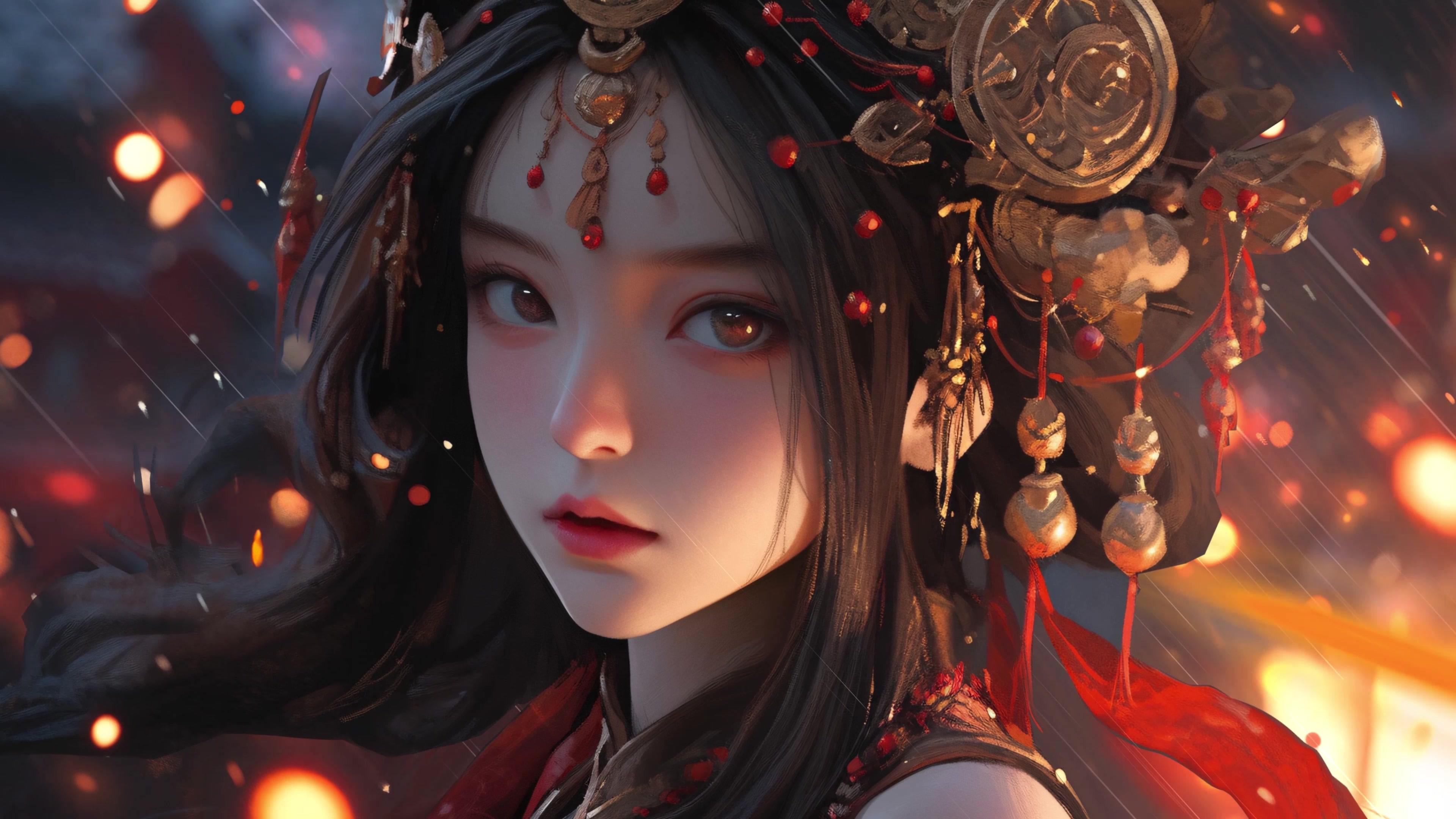 Xian Empress of Embers Mobile Live Wallpaper