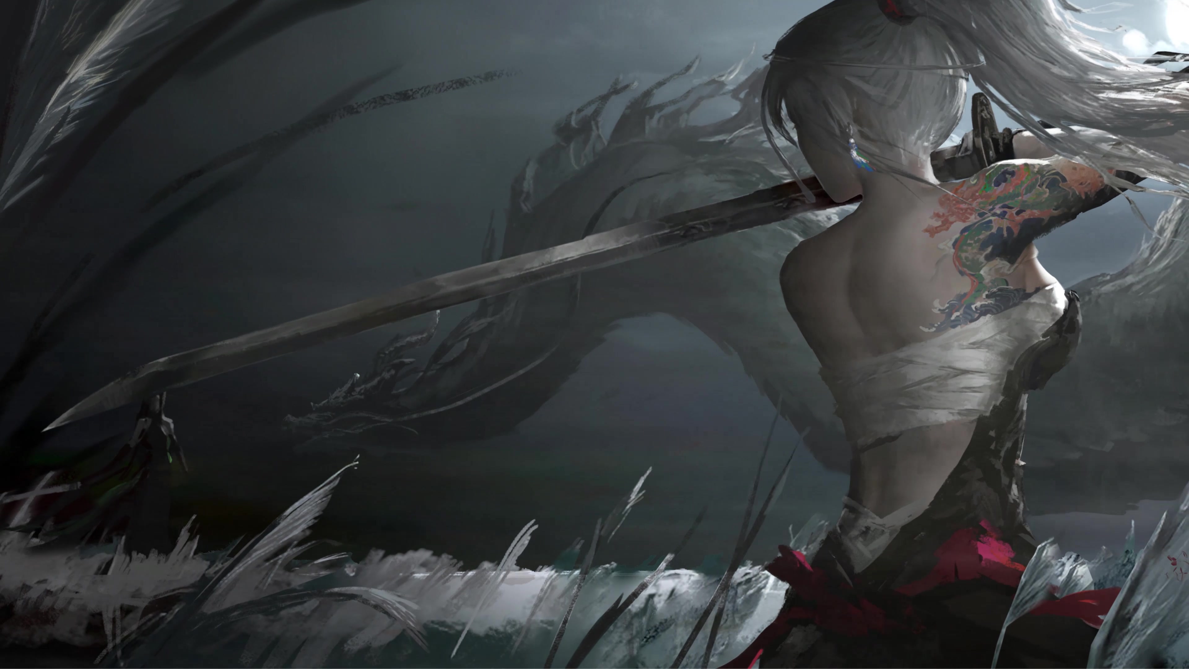 Blade of the Dragon Tide Live Wallpaper