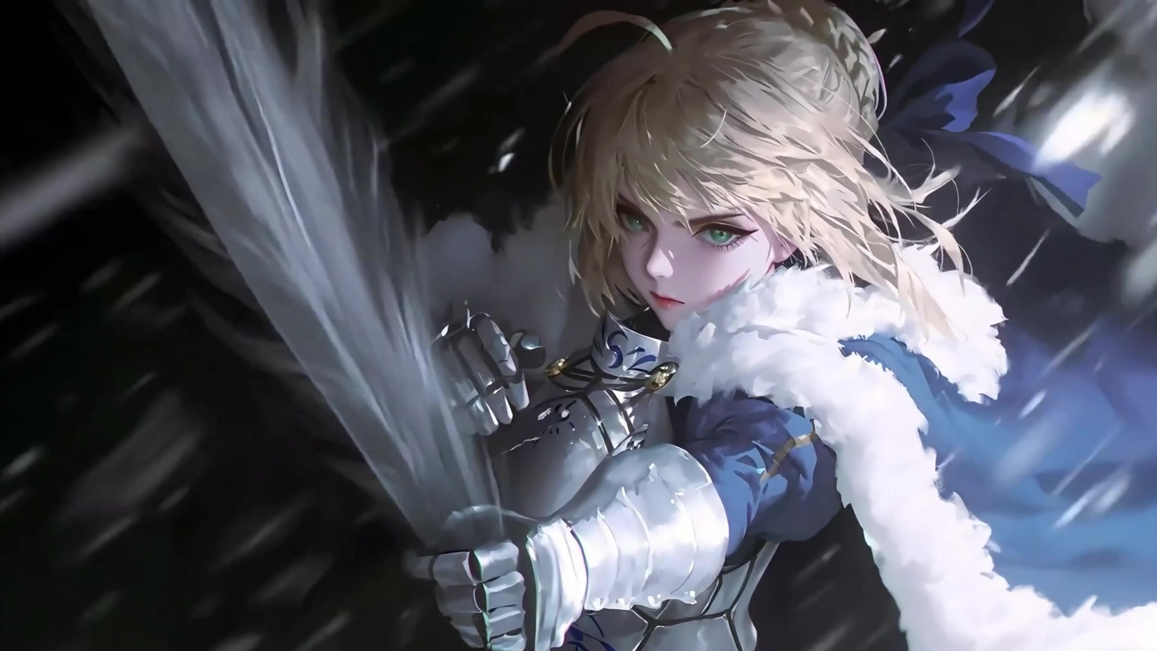 Stormborn Knight Saber Live Wallpaper