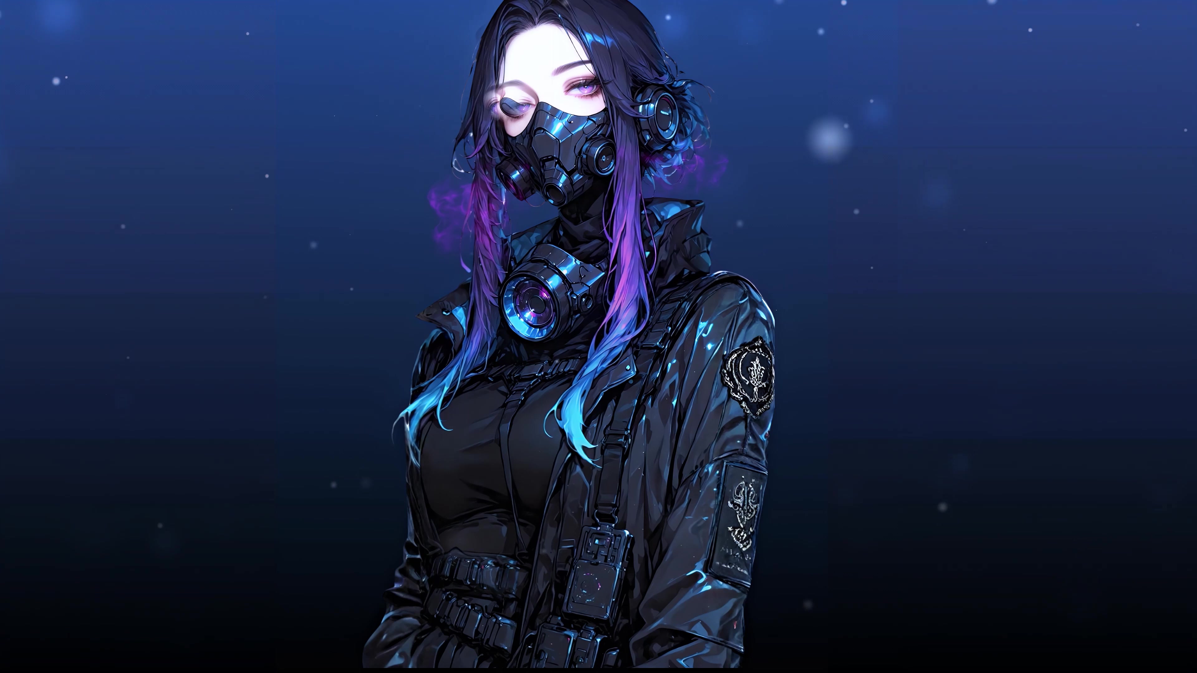 Neon-Breath Enforcer Mobile Live Wallpaper