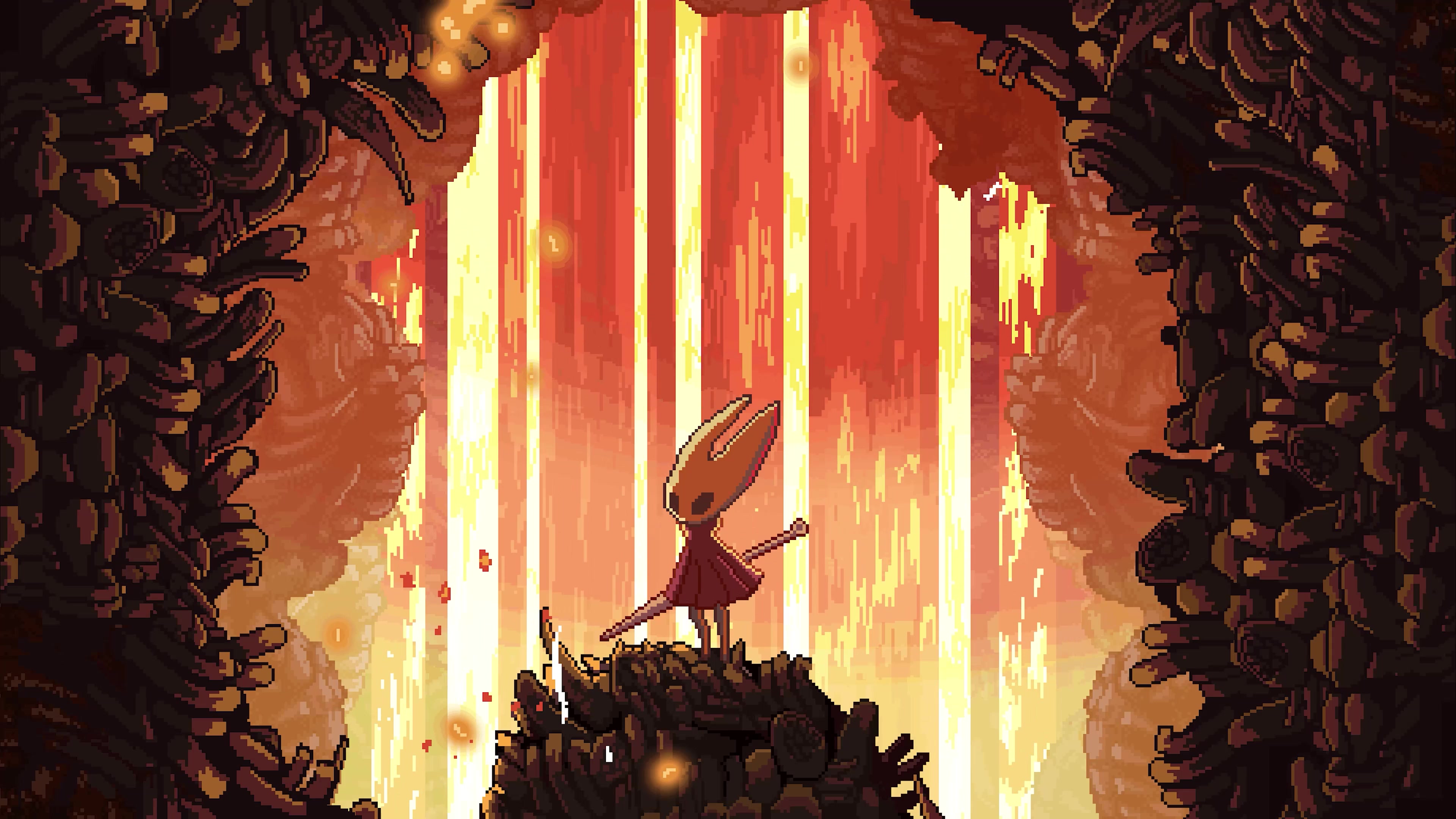 Silksong Pixel Art Live Wallpaper