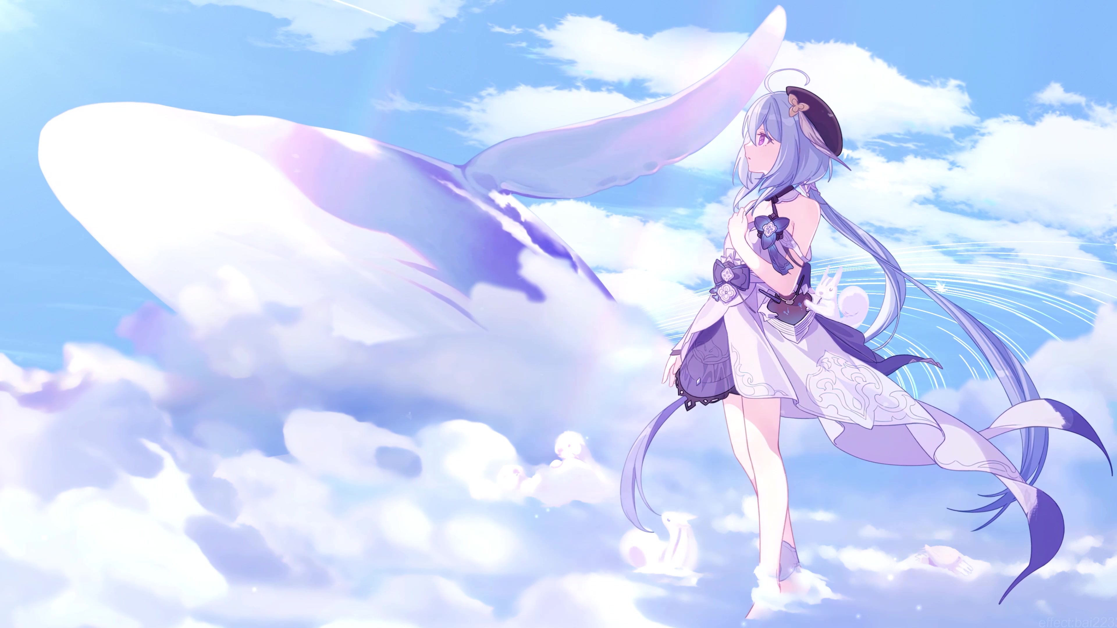 Griseo - Clouds and Whale Live Wallpaper