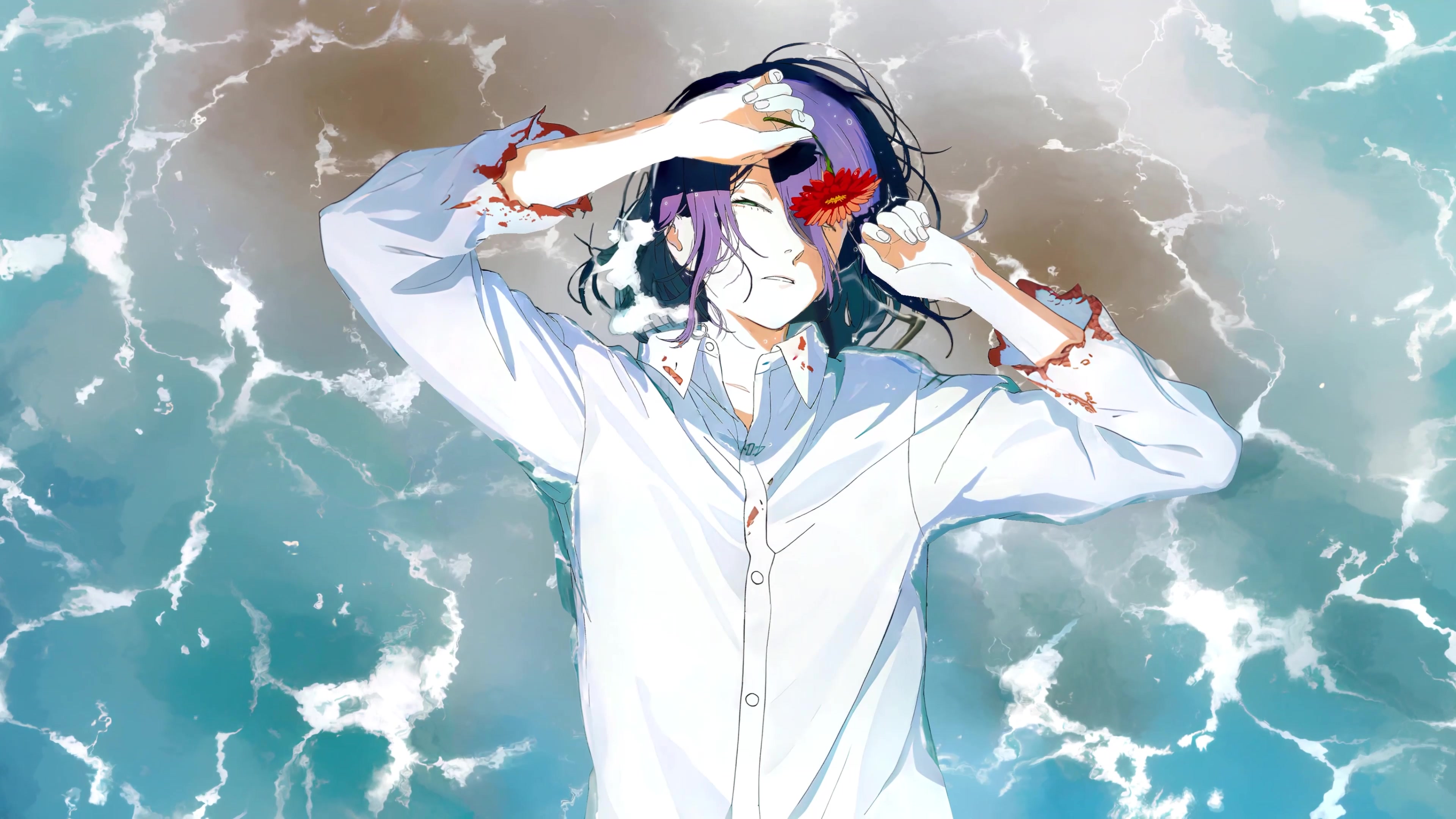 Reze Lost in Water Live Wallpaper