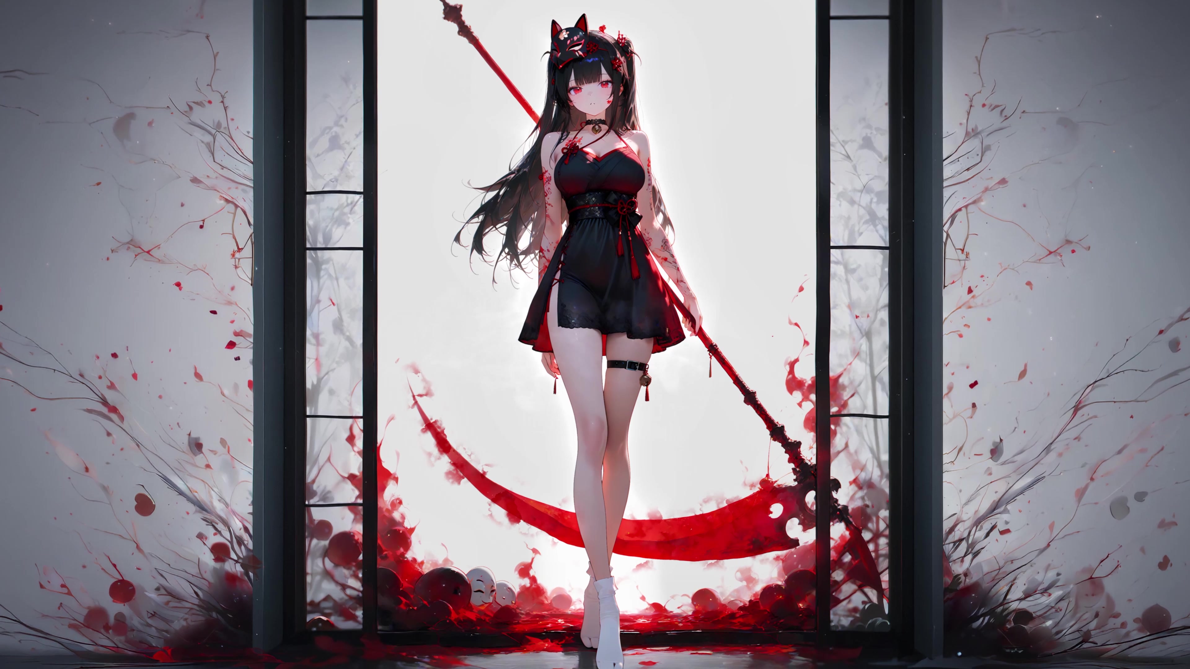 Crimson Reaper Bloodveil Ascension Mobile Live Wallpaper