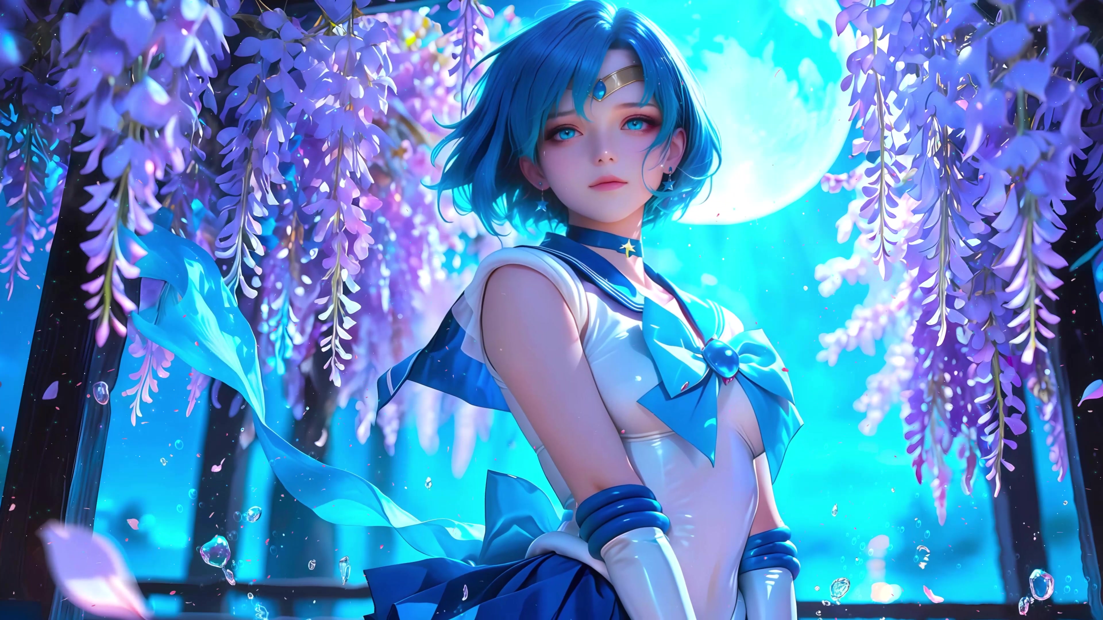 Ami Mizuno (Sailor Moon) Live Wallpaper