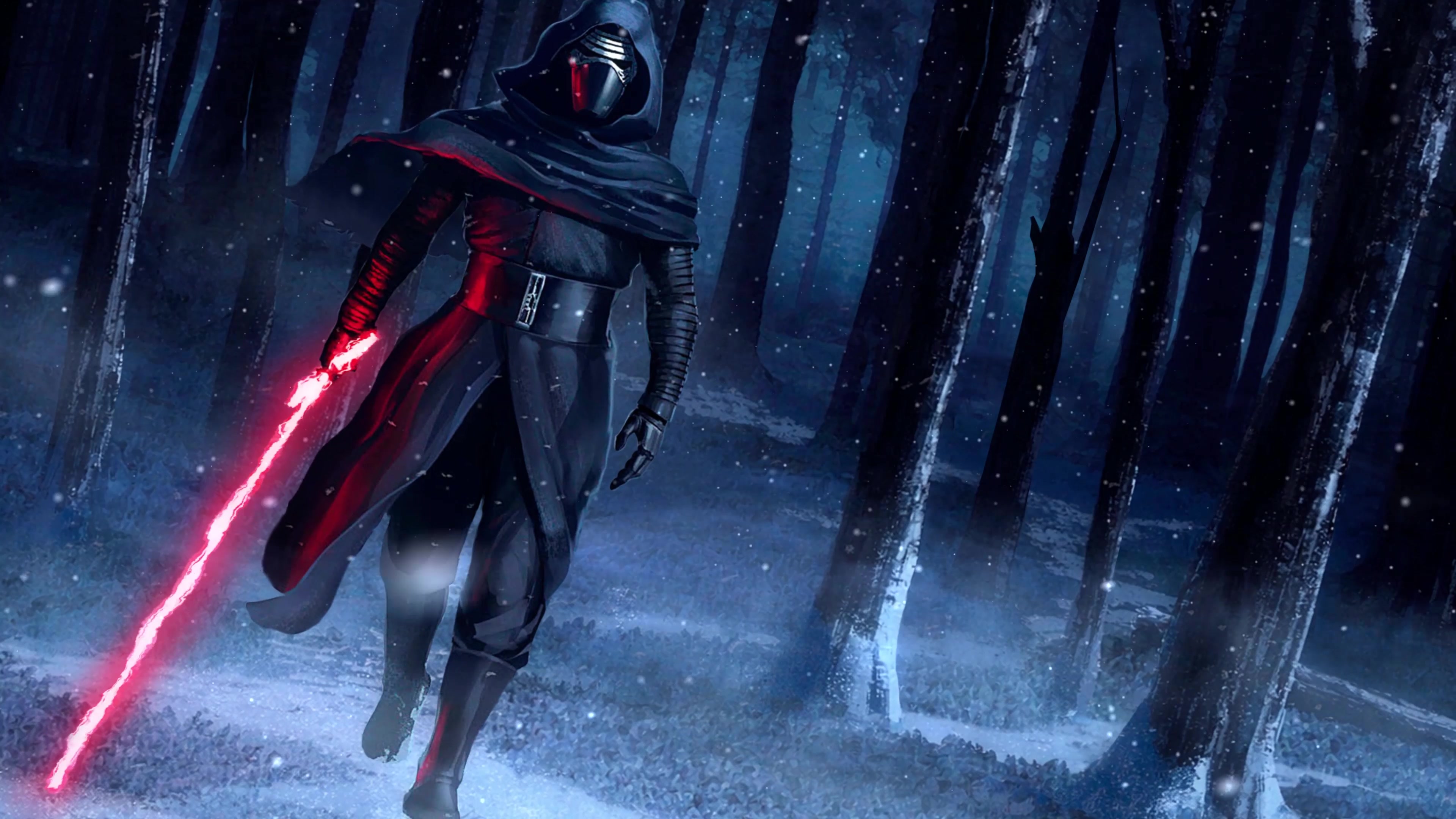 Kylo Ren Frozen Wrath Live Wallpaper