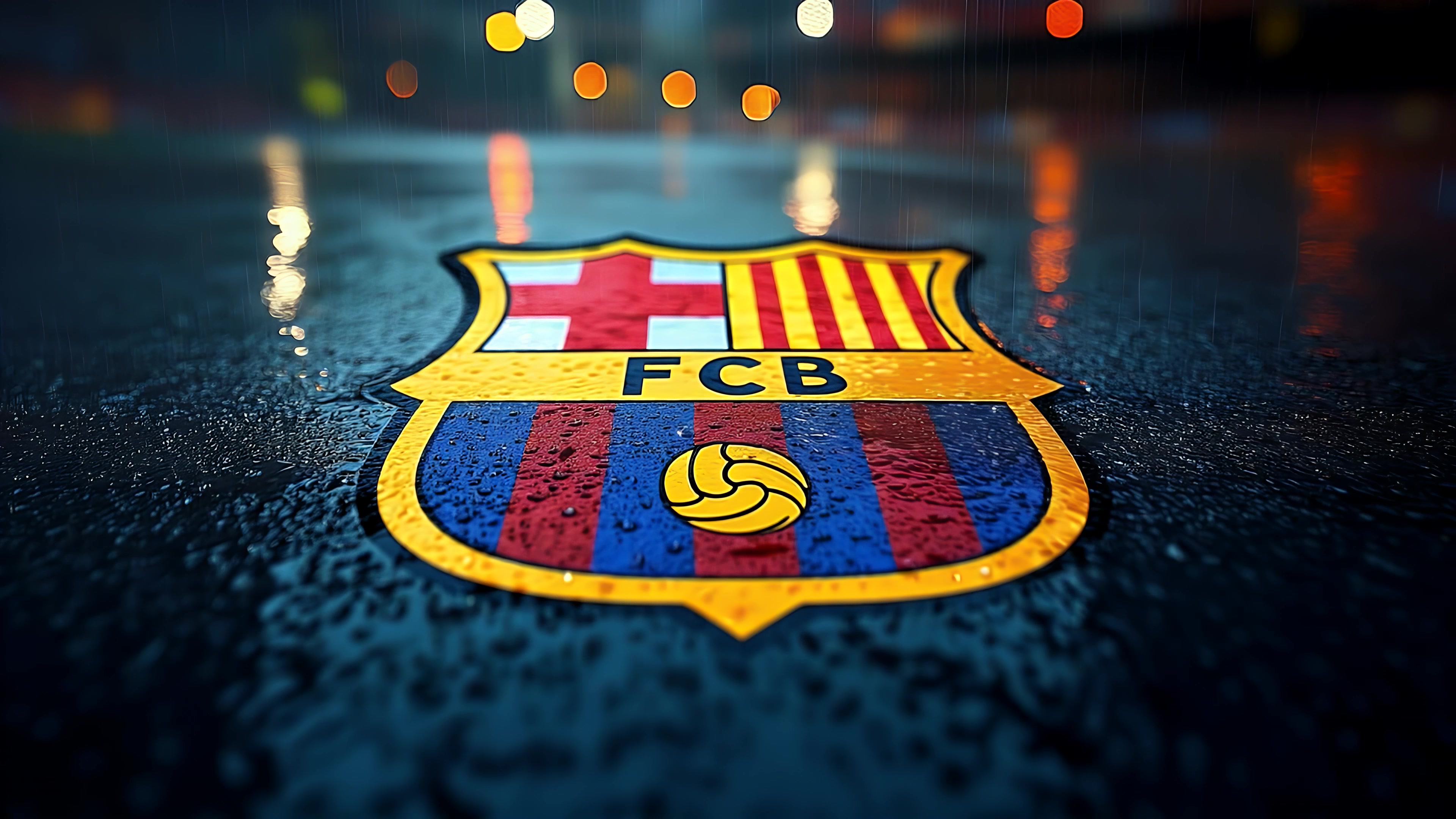 Fc Barcelona Emblem Mobile Live Wallpaper