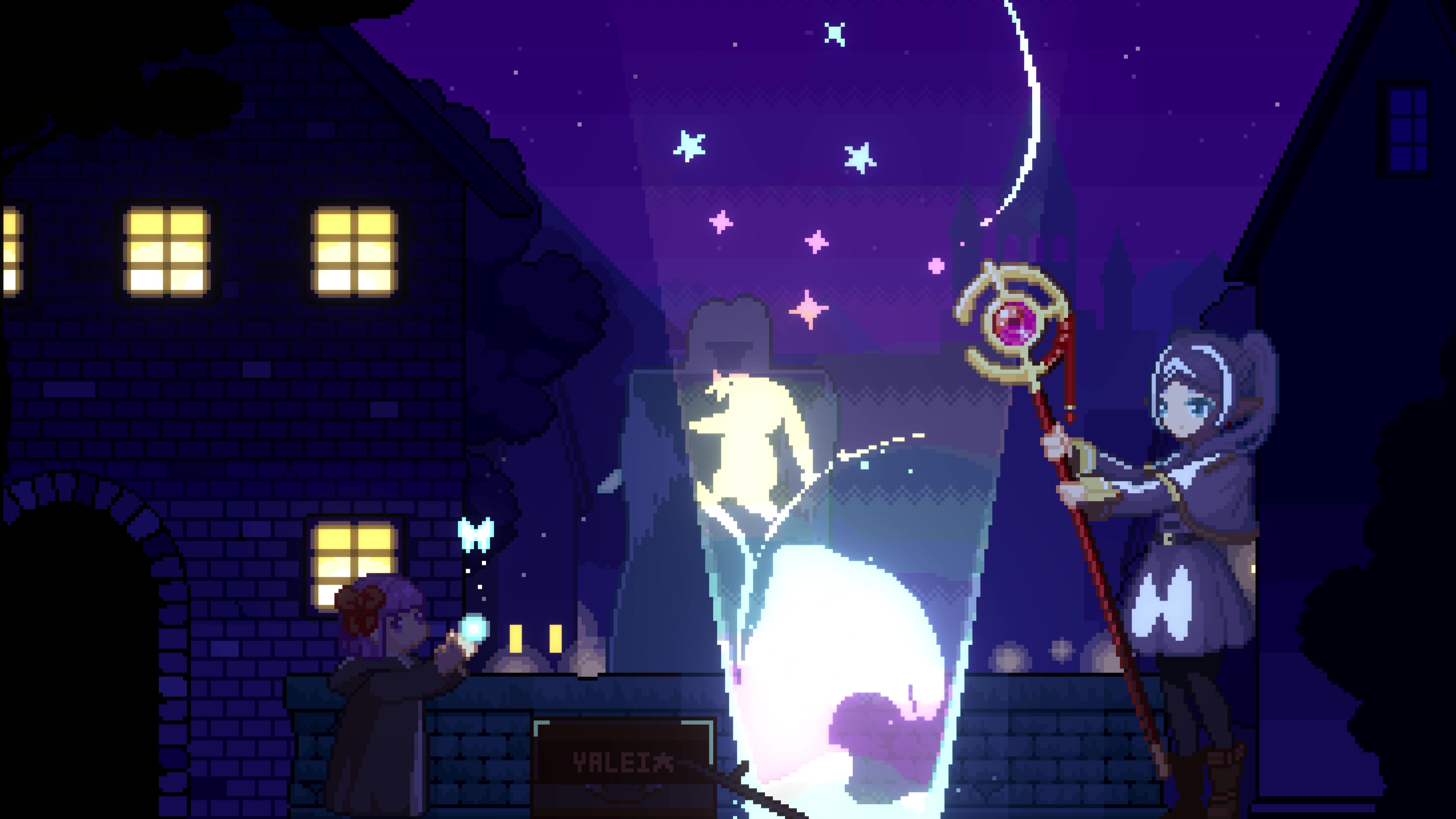 Frieren and Fern Pixel Art Live Wallpaper