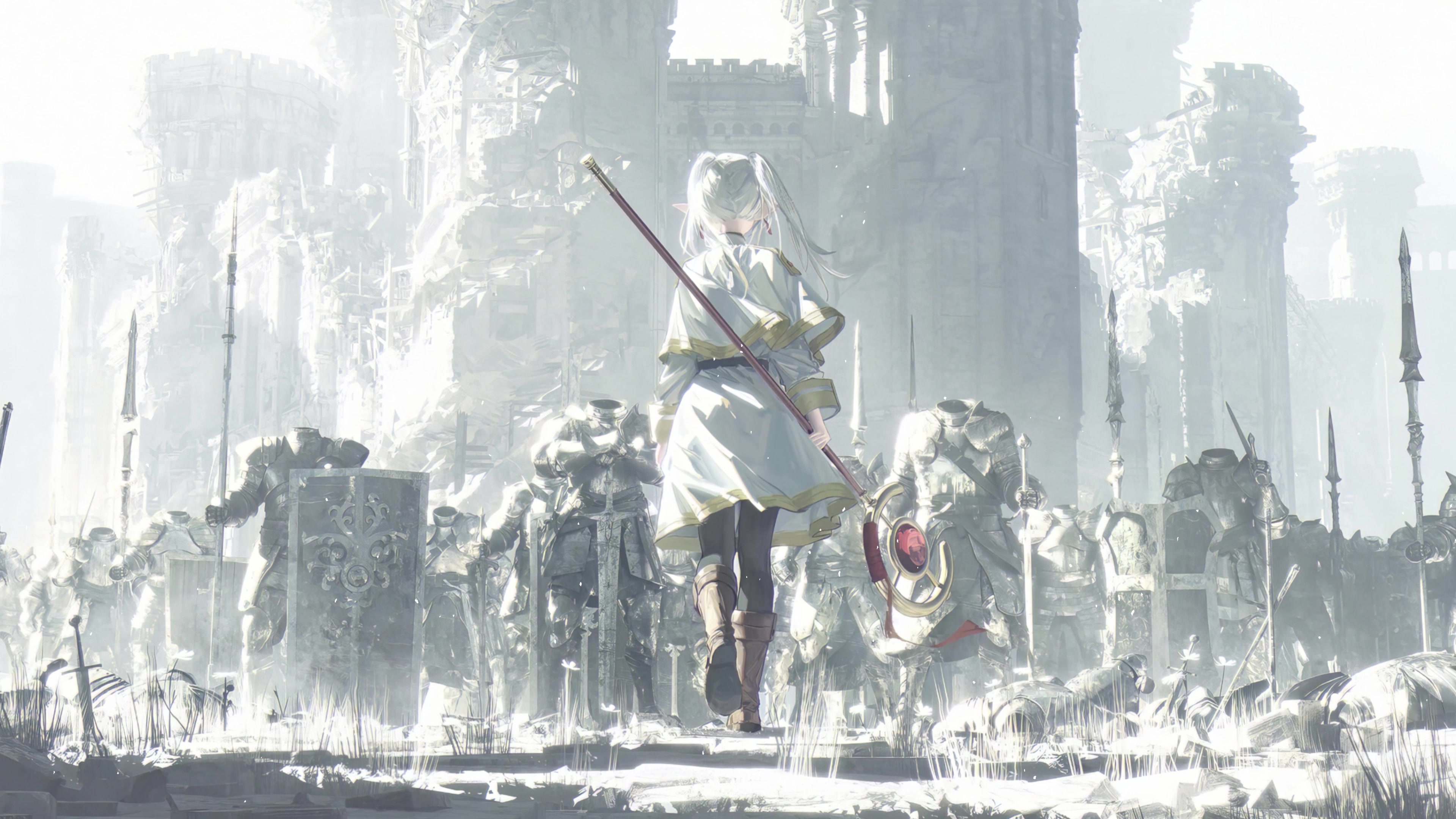 Frieren Fallen Citadel Mobile Live Wallpaper