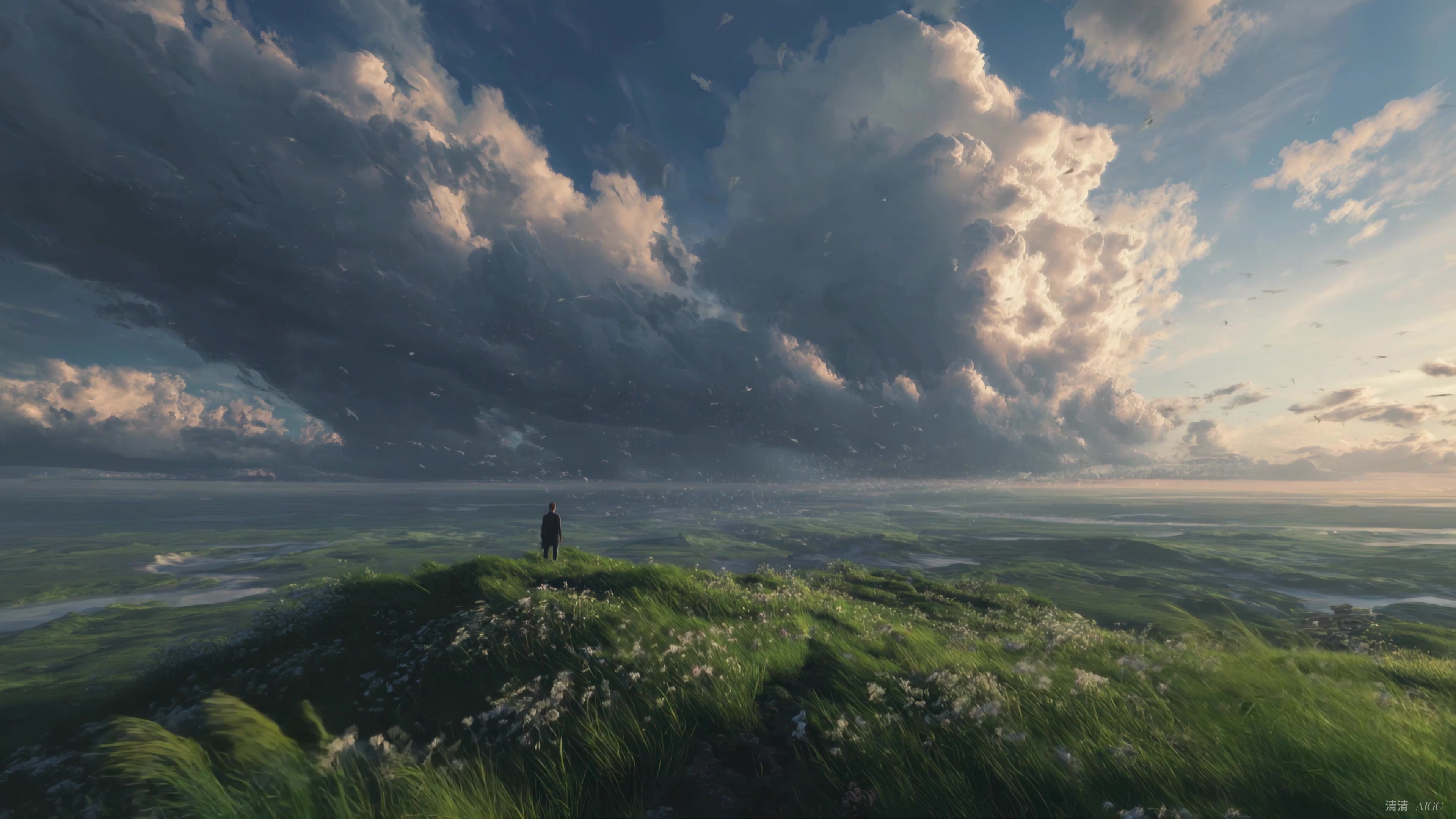 Stormlight Over Fields Live Wallpaper