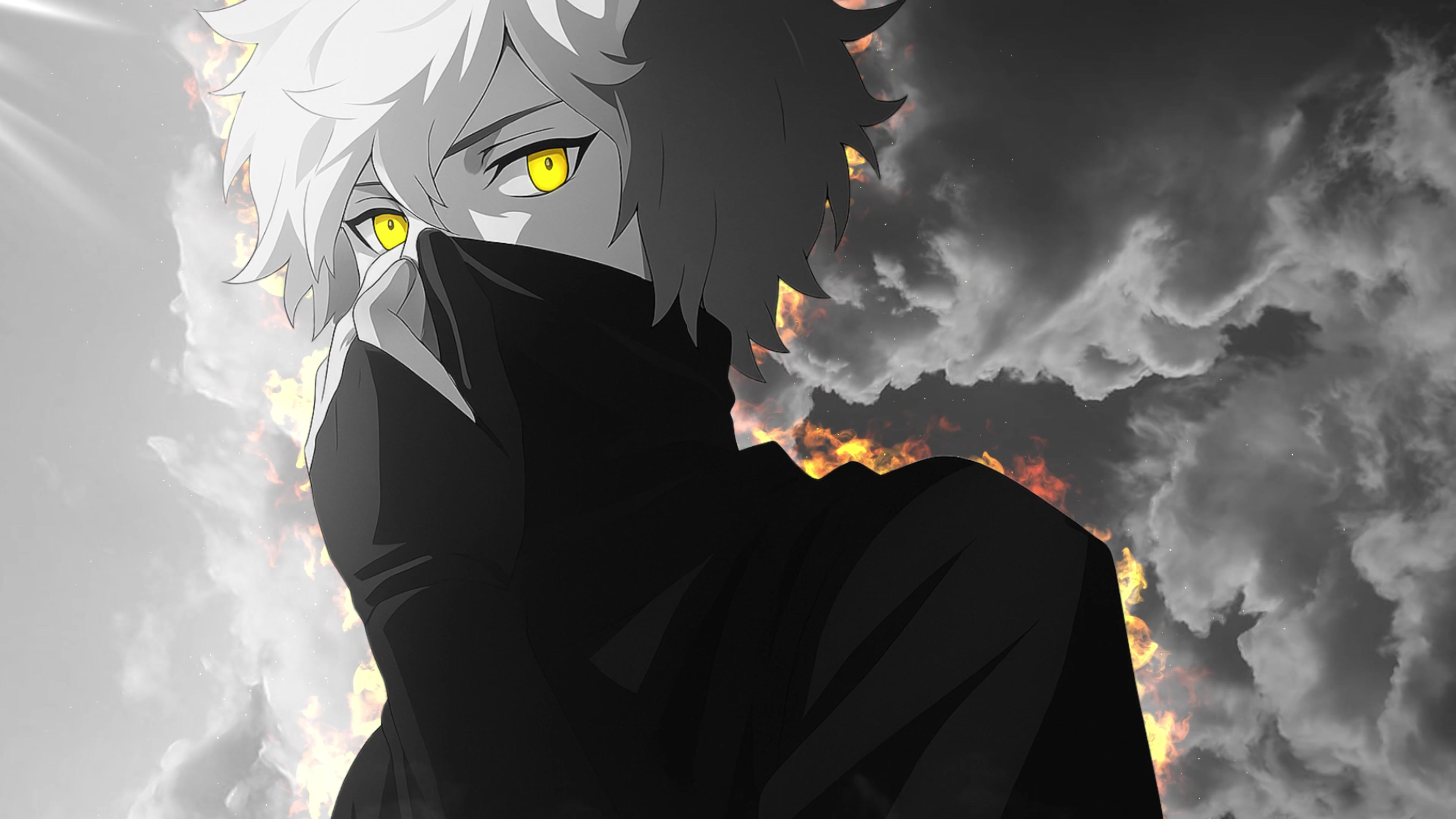Gabimaru Ember Eyes Mobile Live Wallpaper