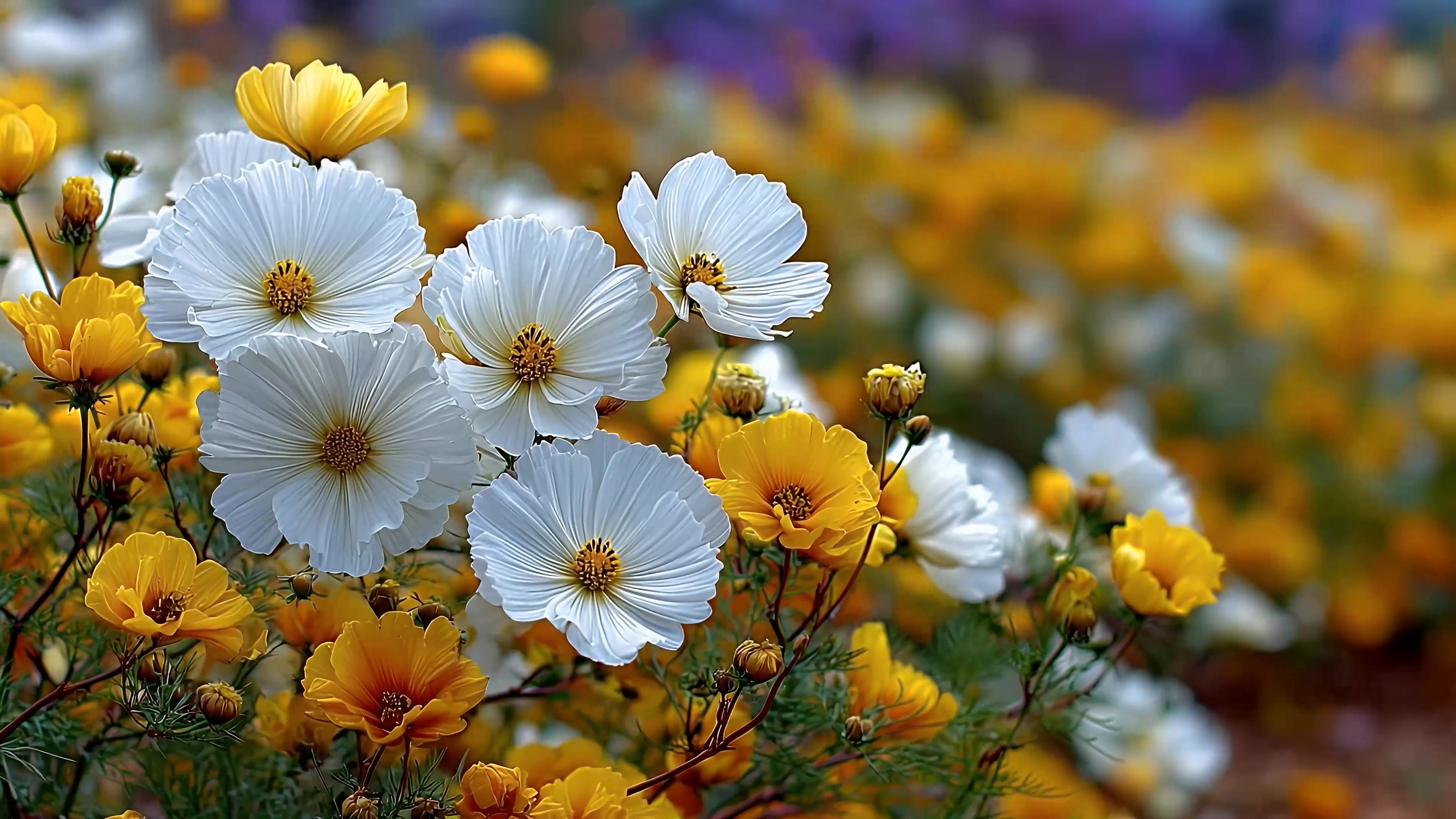 Cosmos Flowers Mobile Live Wallpaper