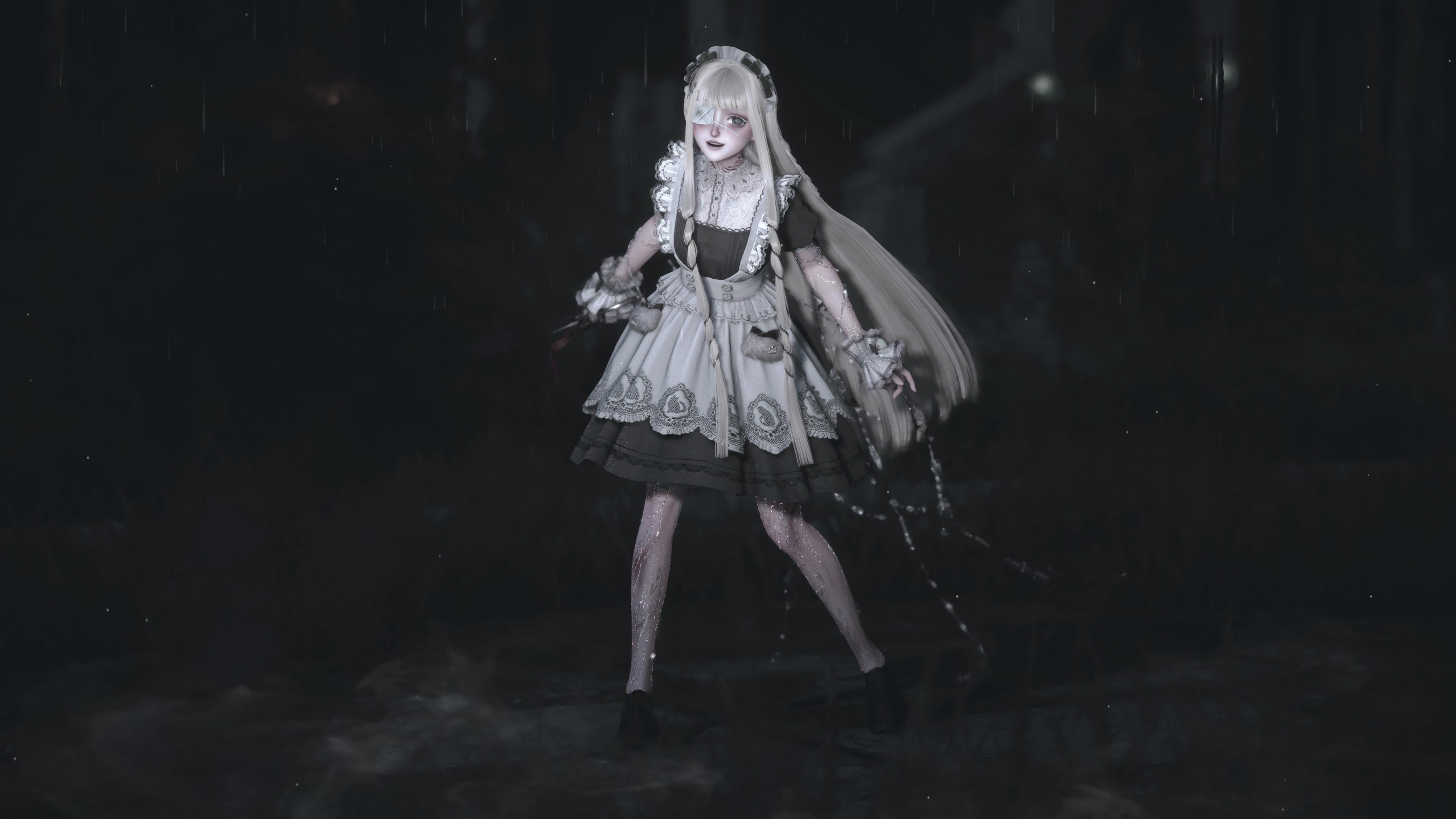 Gothic Doll Mobile Live Wallpaper