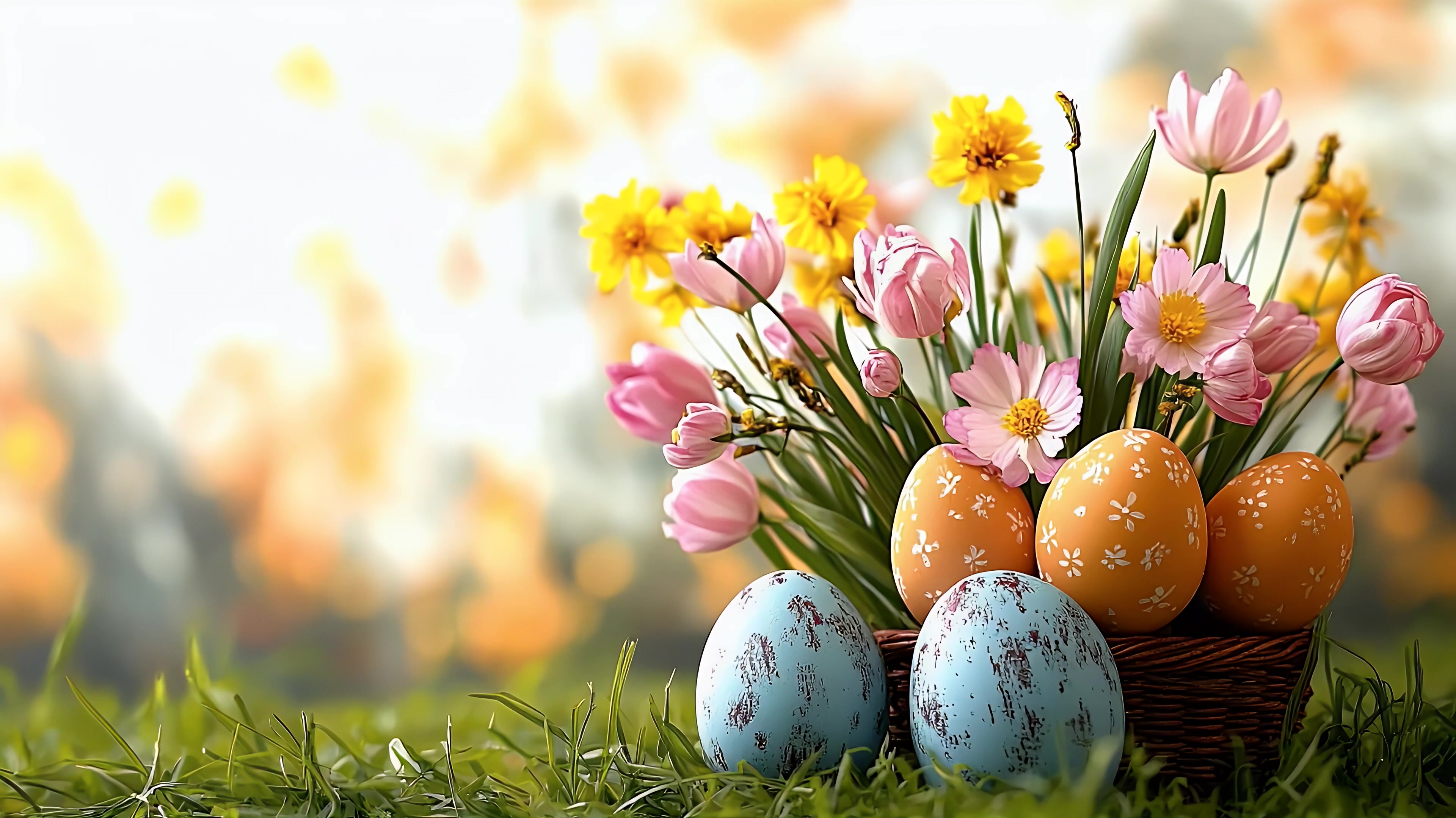 Colorful Easter Eggs Mobile Live Wallpaper