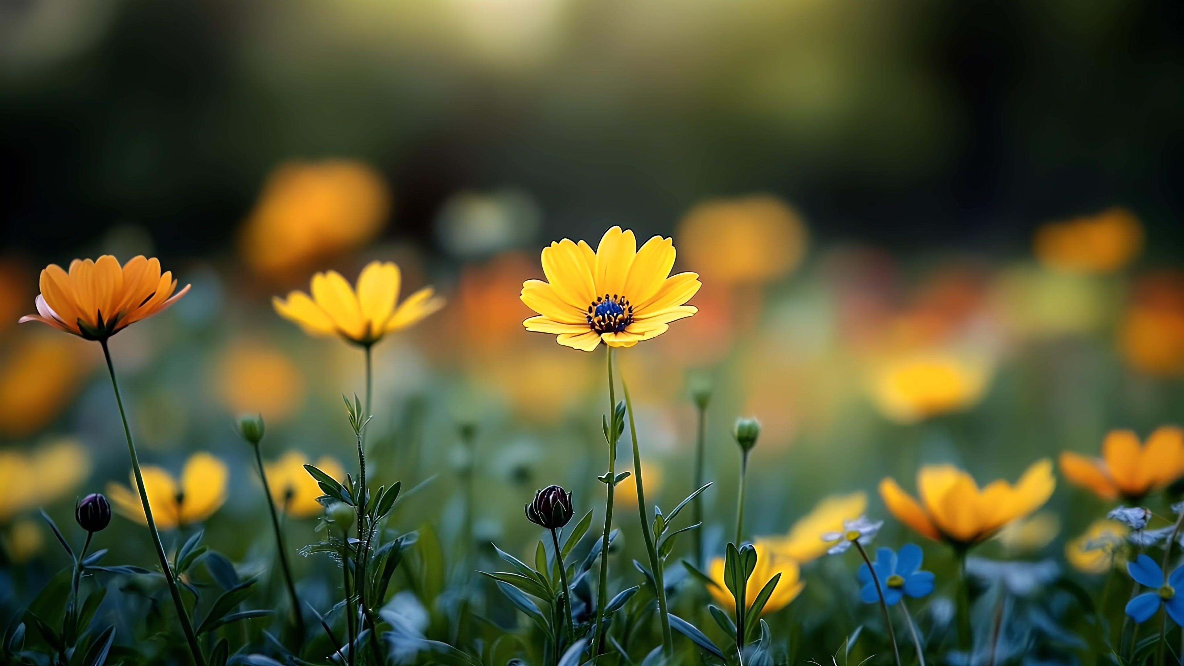 Yellow Flowers Mobile Live Wallpaper