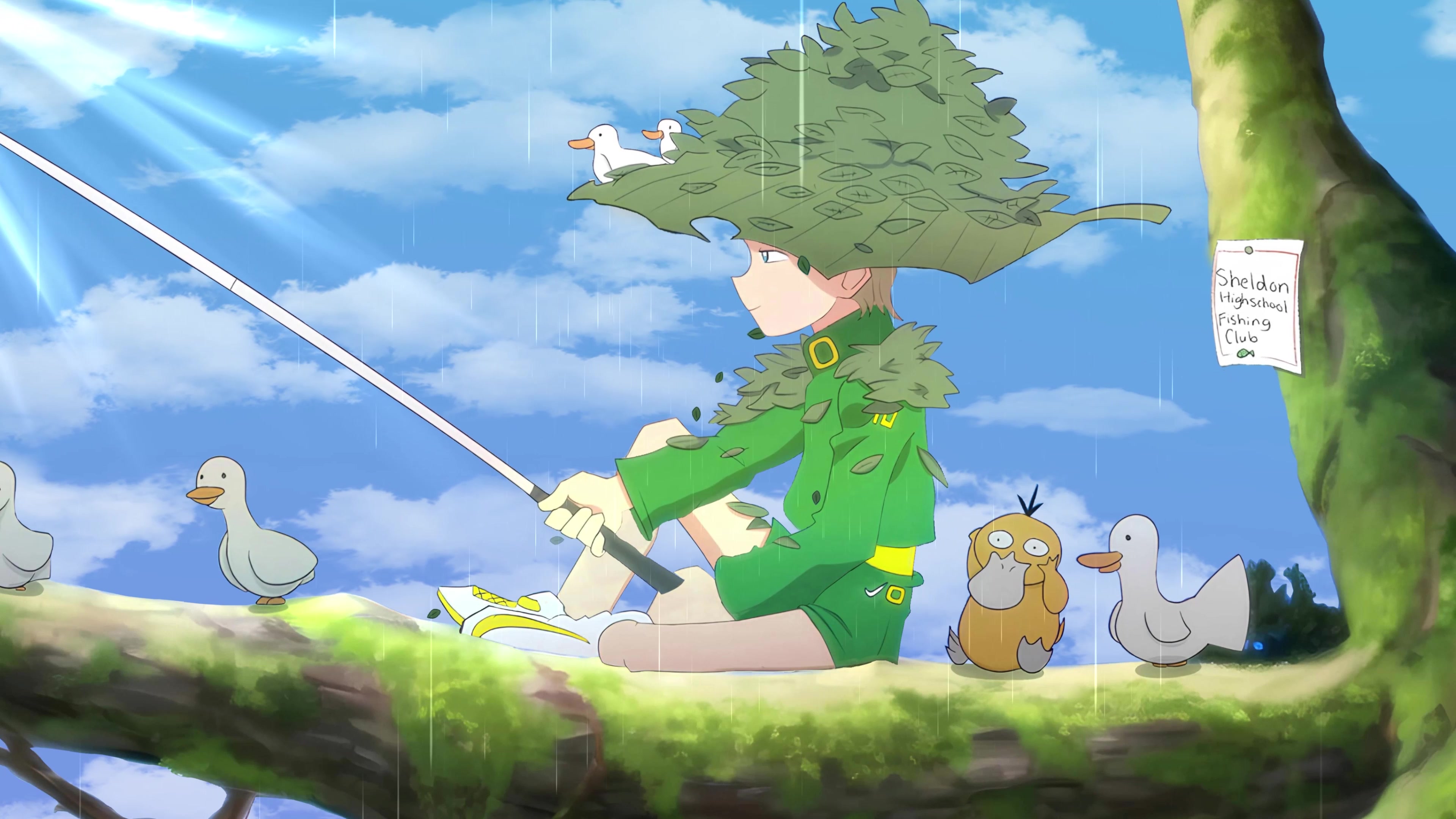 Gon Freecss Fishing Day Mobile Live Wallpaper