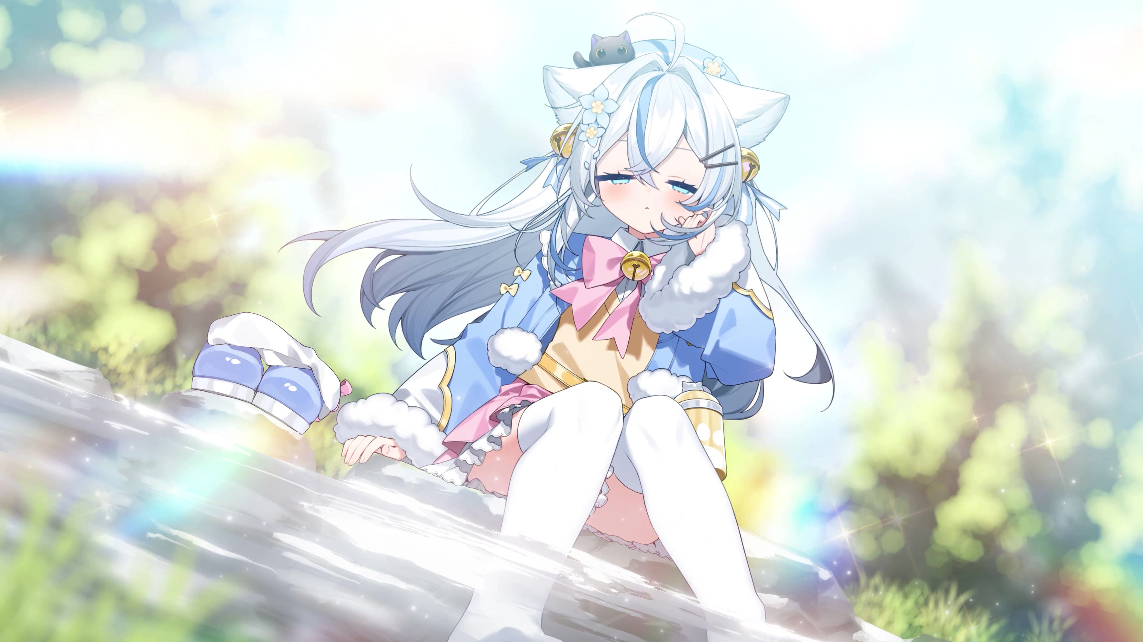 Cute Catgirl Daydream Live Wallpaper